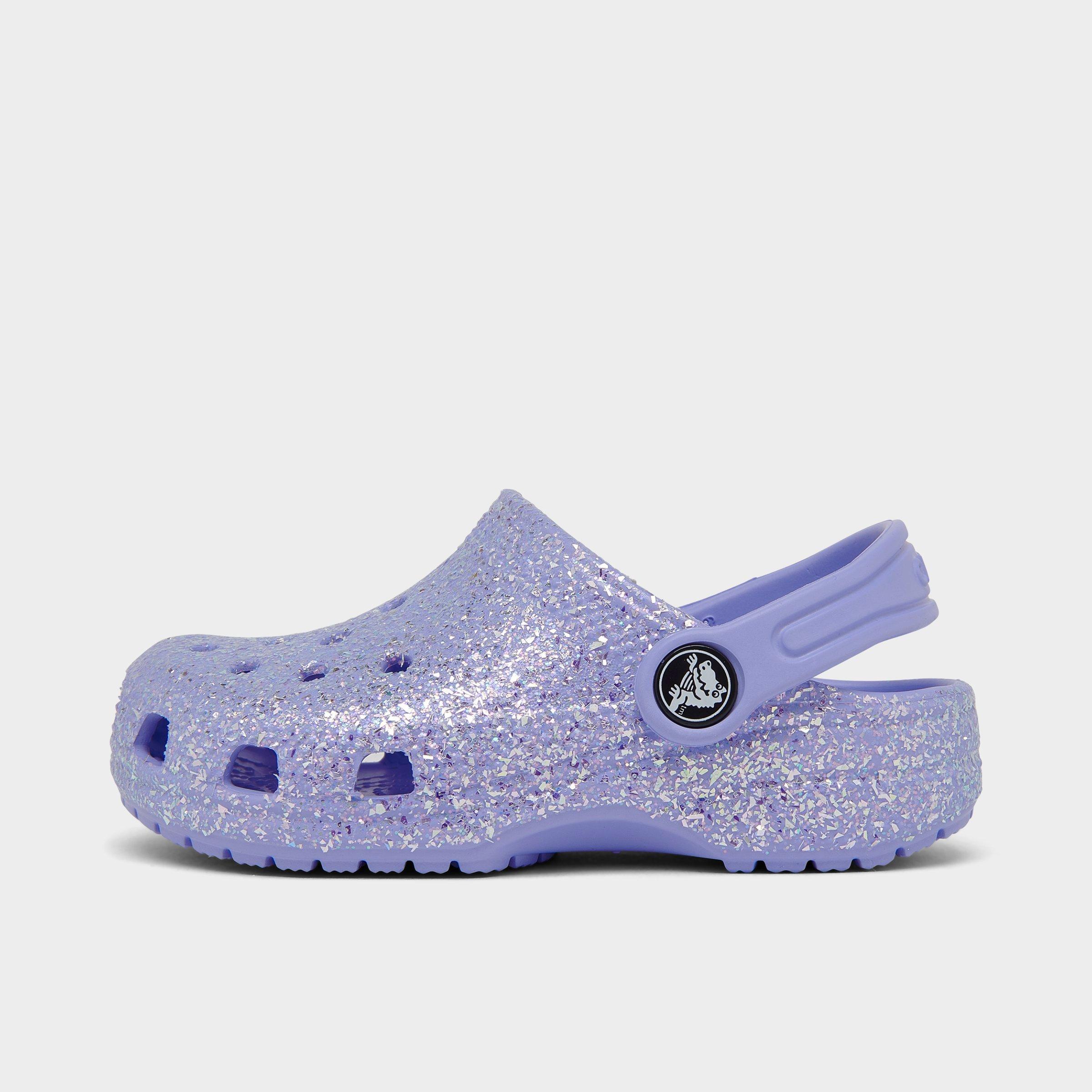 Girls' Toddler Crocs Classic Glitter Clog Shoes | JD Sports