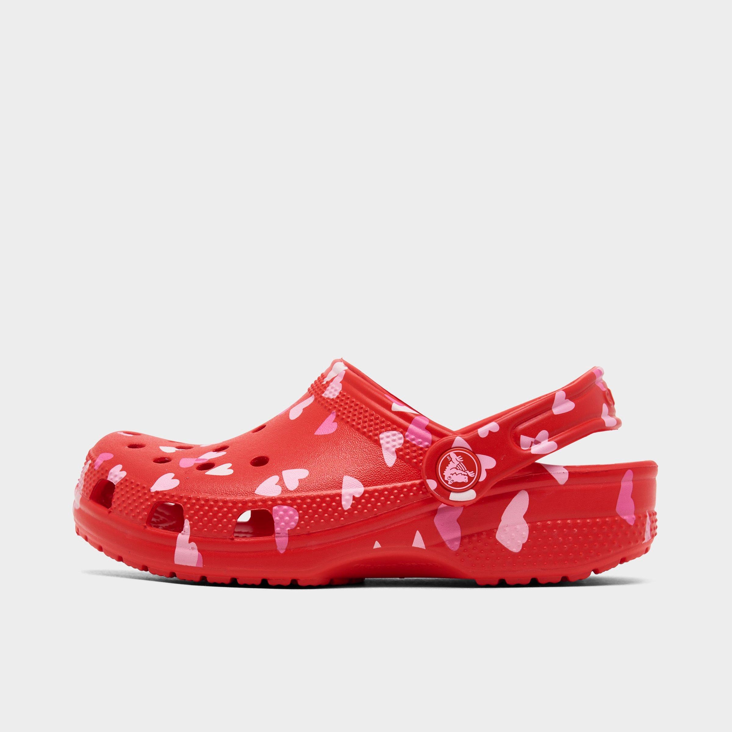 Girls' Little Kids' Crocs Valentine's Day Classic Clog Shoes | JD Sports