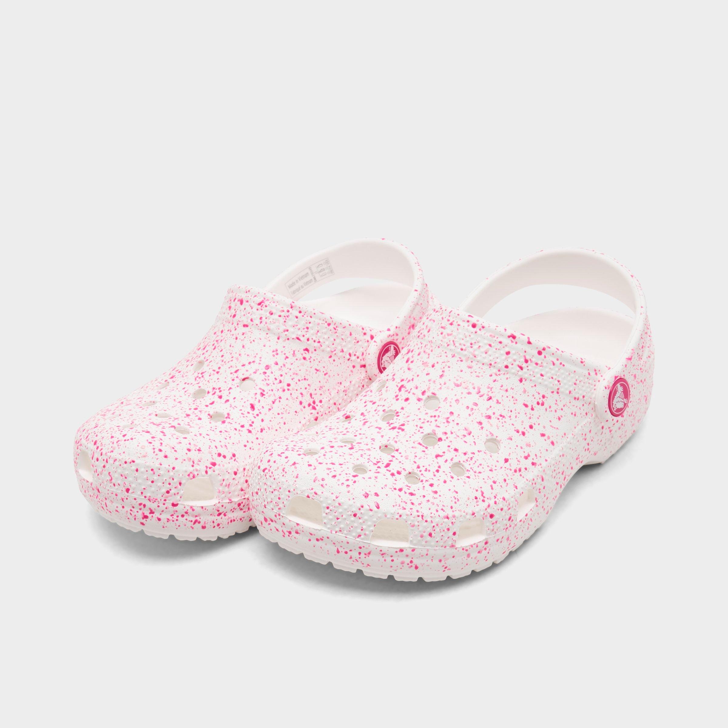 Girls' Little Kids' Crocs Paint Splatter Classic Clog Shoes | JD Sports
