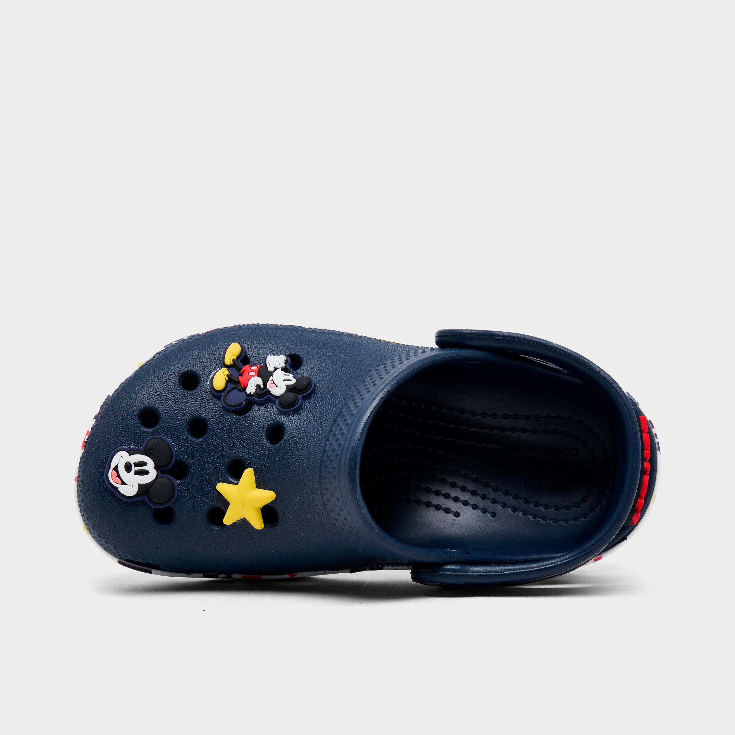 Kids' Toddler Crocs x Disney Mickey & Friends Classic Clog Shoes | JD ...