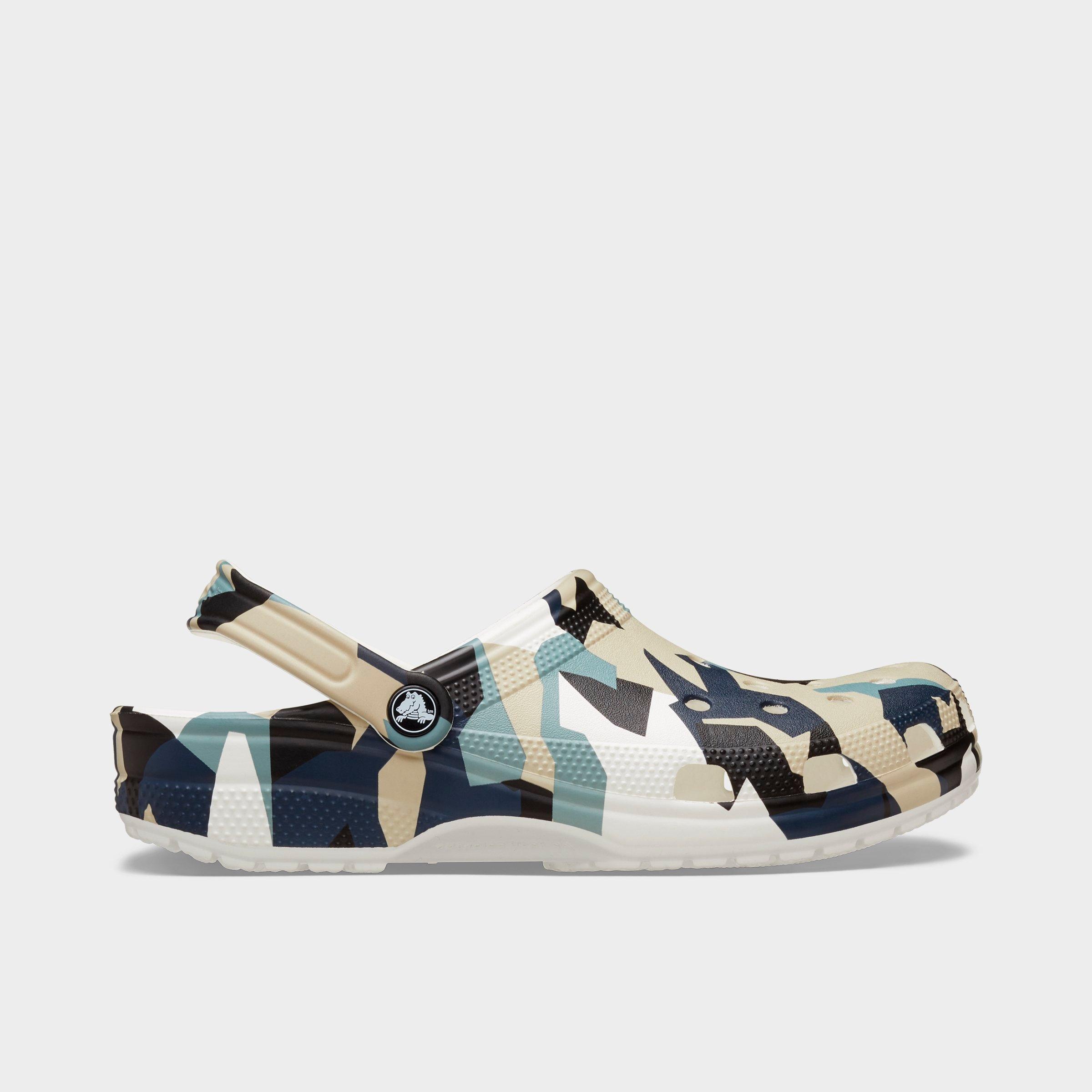 Unisex Crocs Classic Geo Camo Clog Shoes (Men's Sizing) | JD Sports