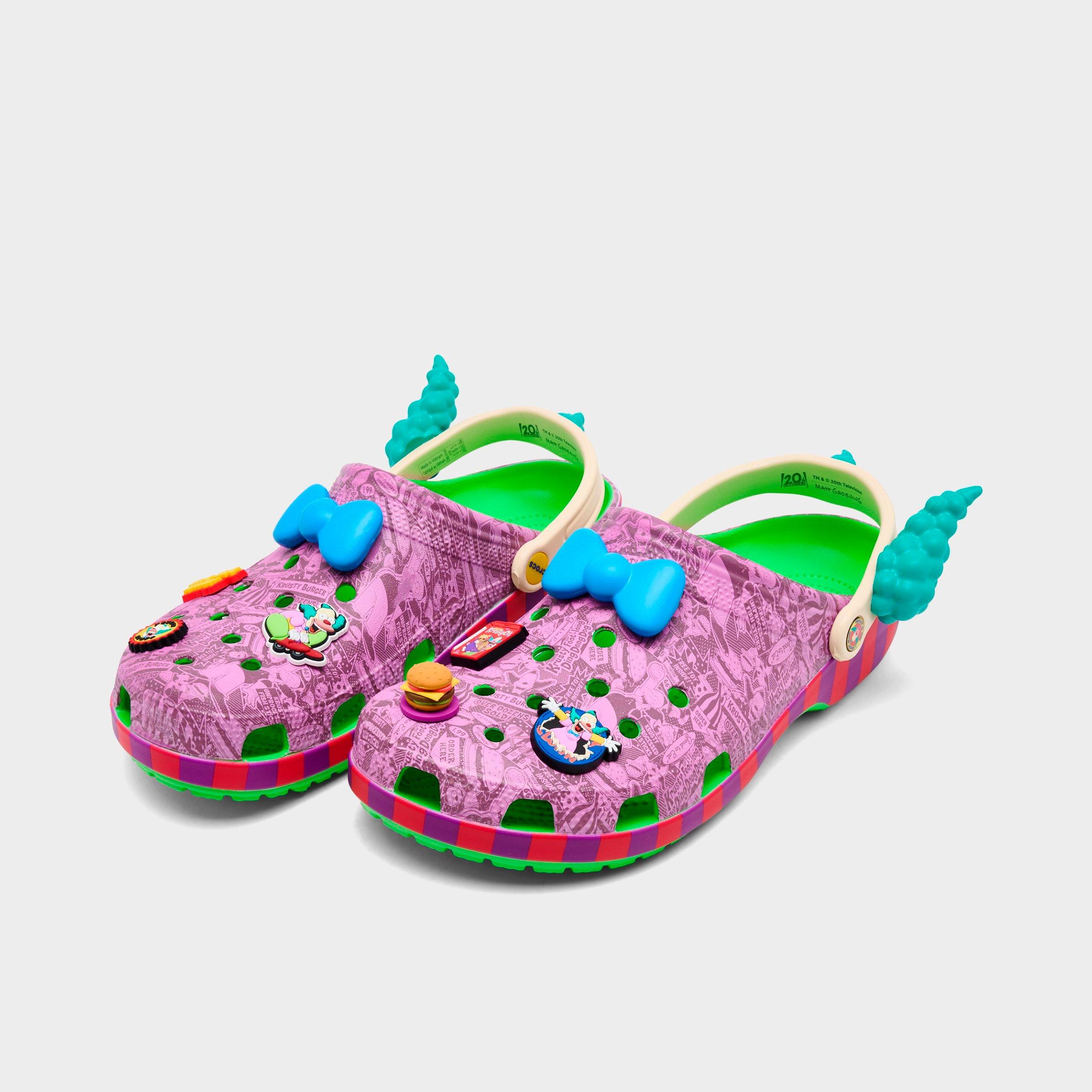 Men's Crocs x The Simpsons Krusty The Clown Classic Clog Shoes | JD Sports