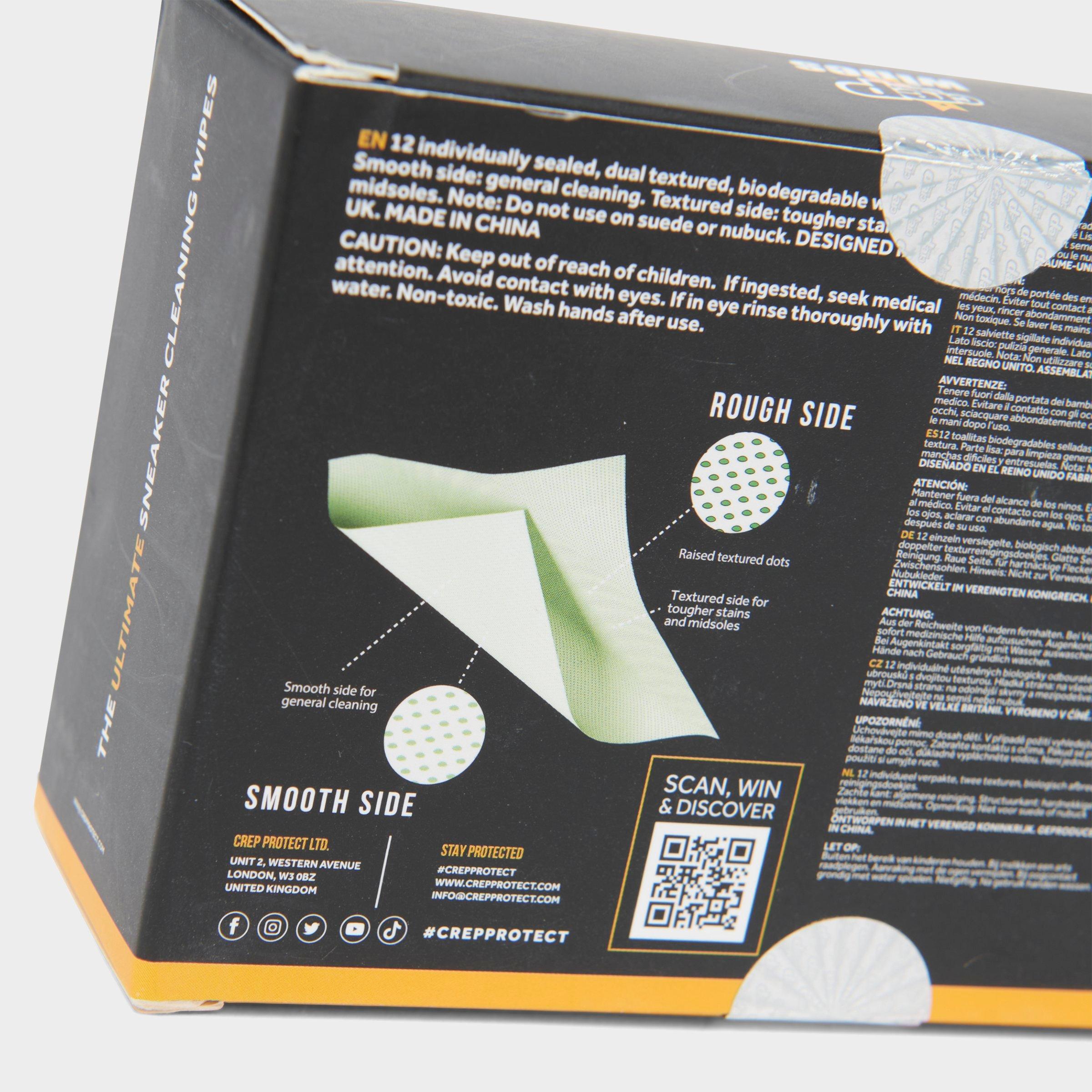 Crep Protect 12-Pack Biodegradable Shoe Cleaning Wipes | JD Sports