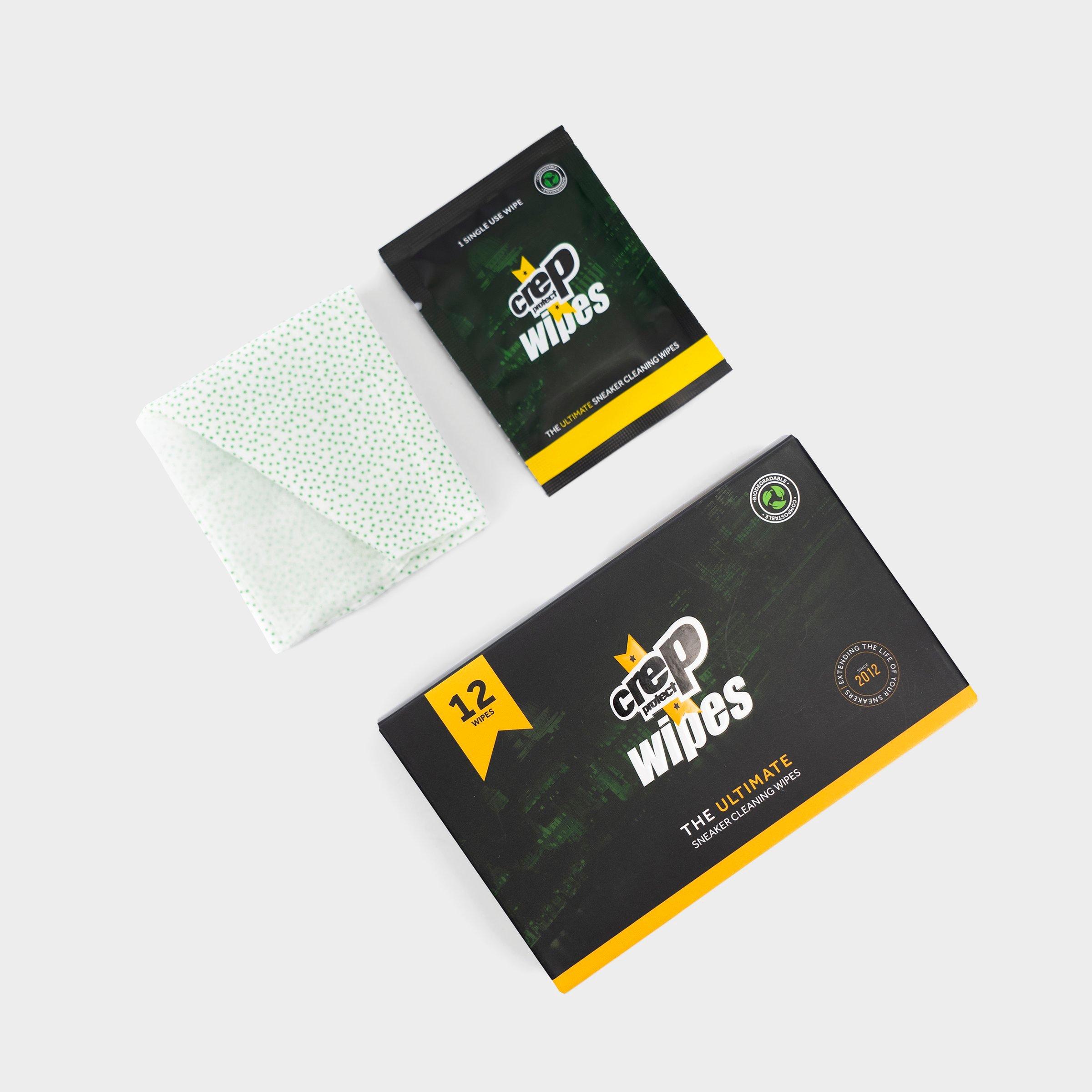 Crep Protect 12-Pack Biodegradable Shoe Cleaning Wipes | JD Sports