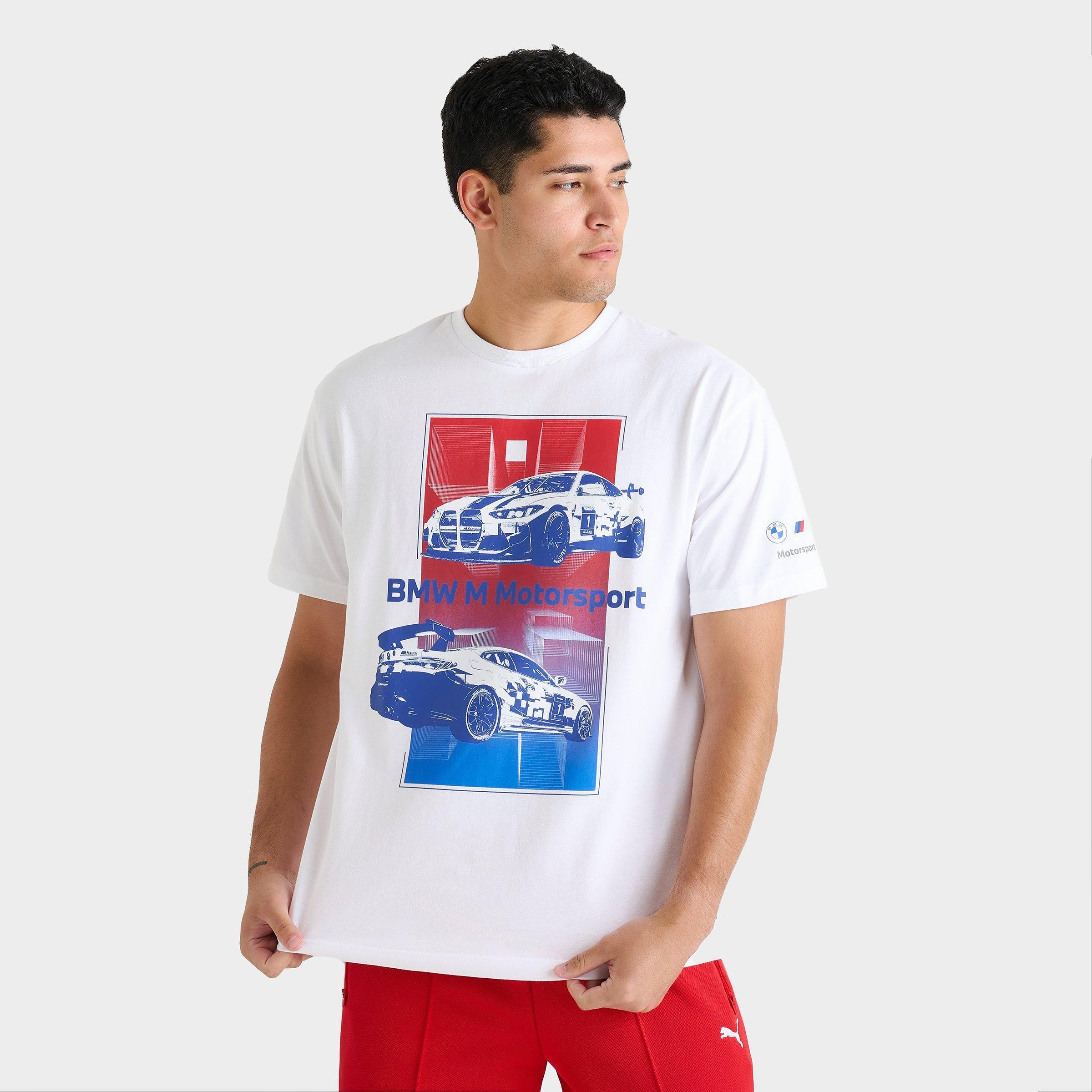 Men's Puma BMW M Motorsport M4 GT4 EVO Graphic T-Shirt | JD Sports