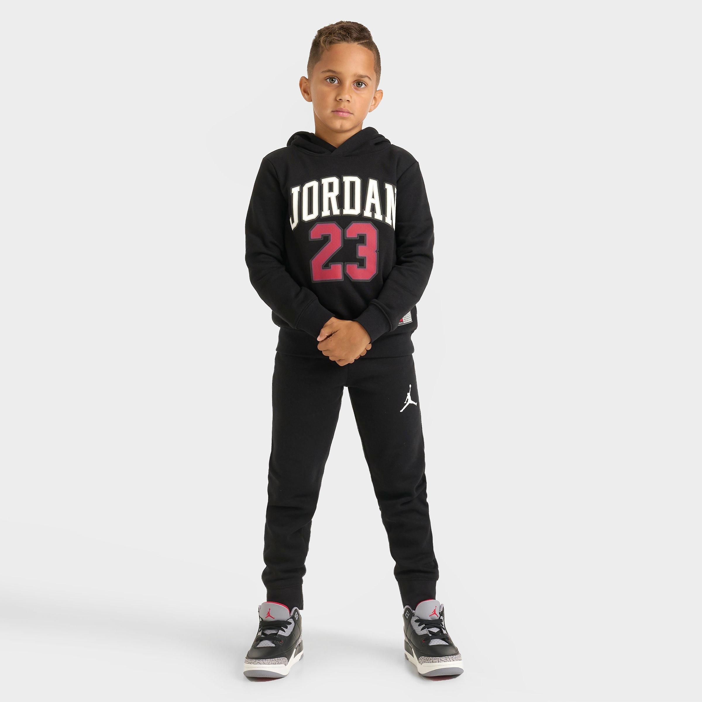 Little Kids' Jordan Jersey Hoodie and Jogger Pants Set | JD Sports
