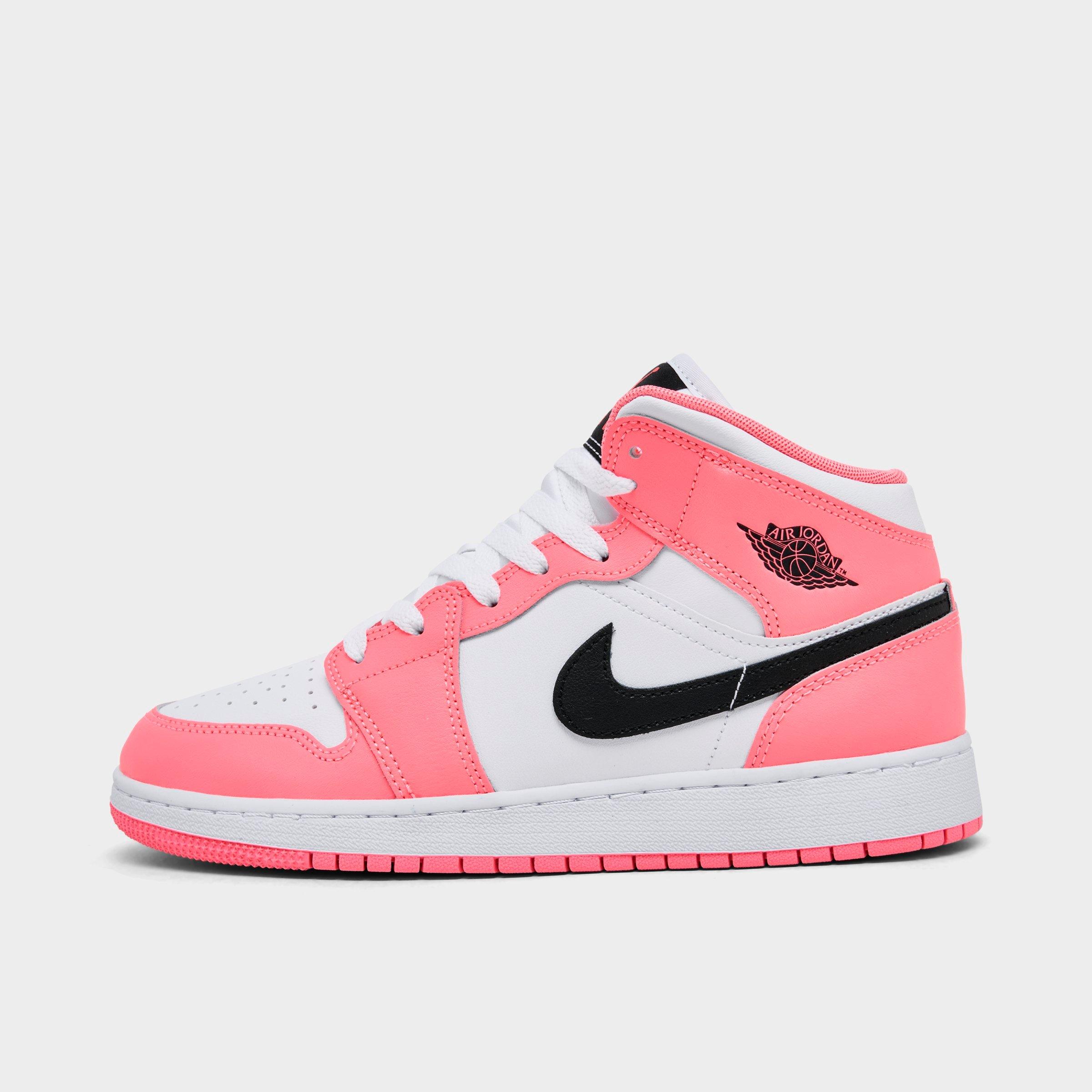 Big Kids' Air Jordan Retro 1 Mid Casual Shoes | JD Sports