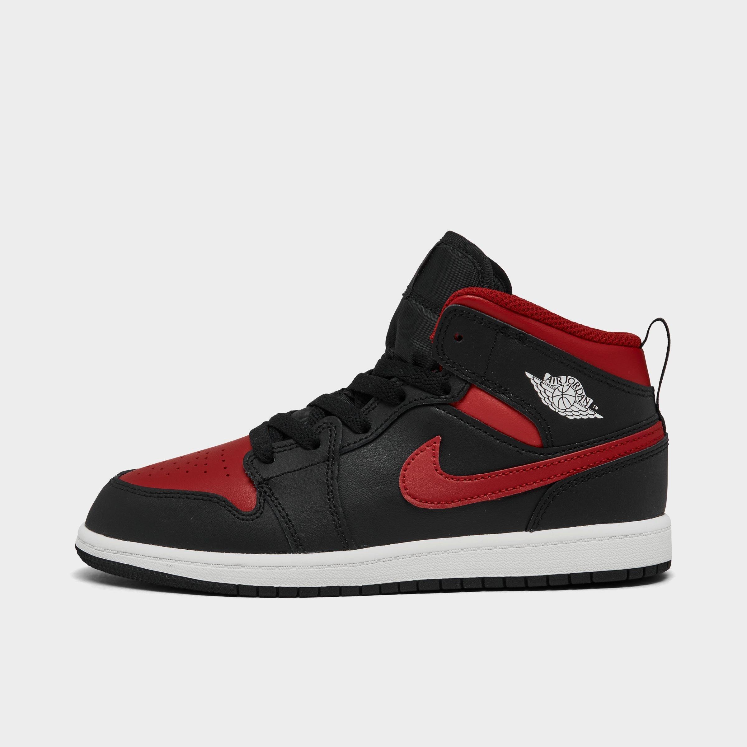 Little Kids' Air Jordan Retro 1 Mid Casual Shoes | JD Sports