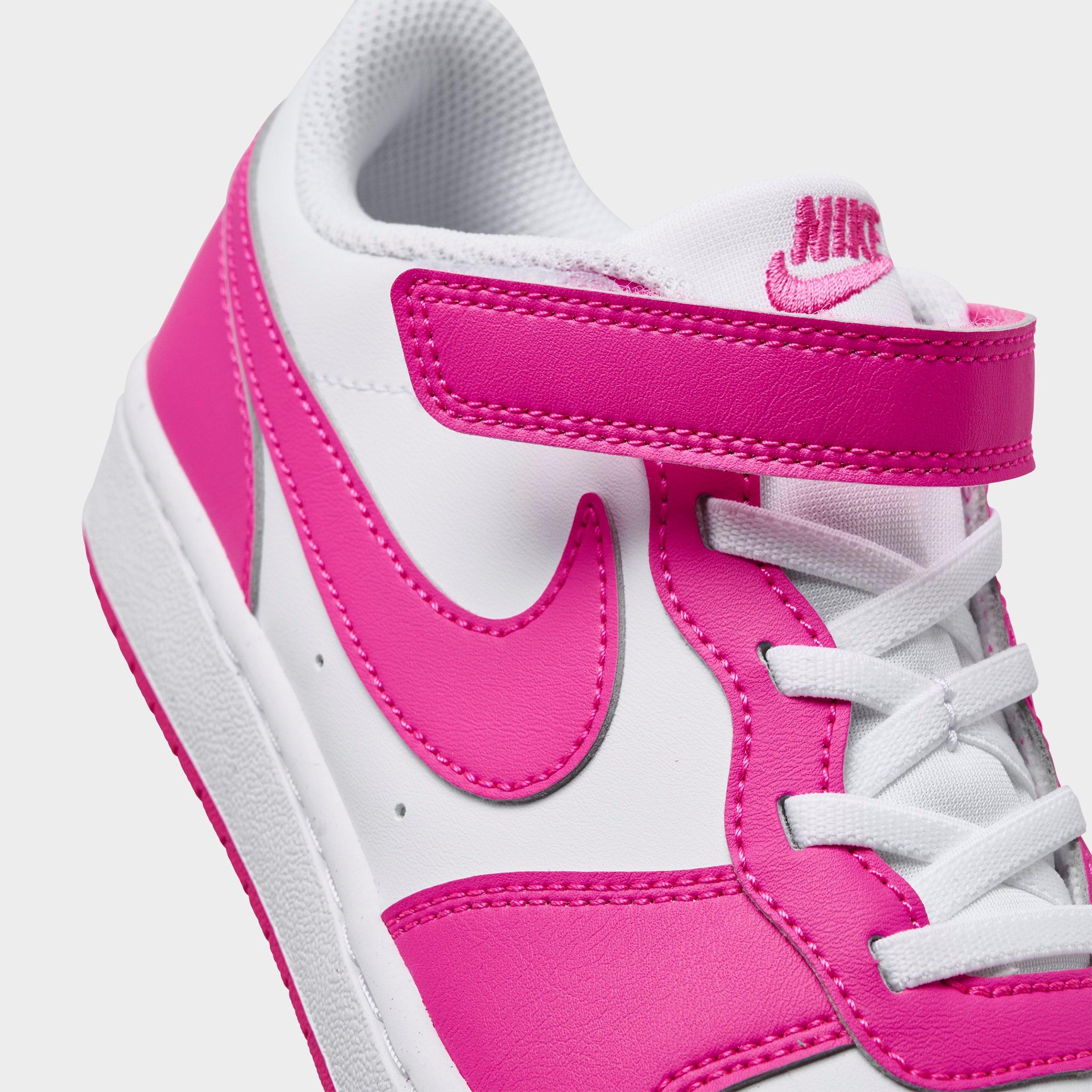 Girls' Little Kids' Nike Court Borough Low Recraft Stretch Lace Casual ...