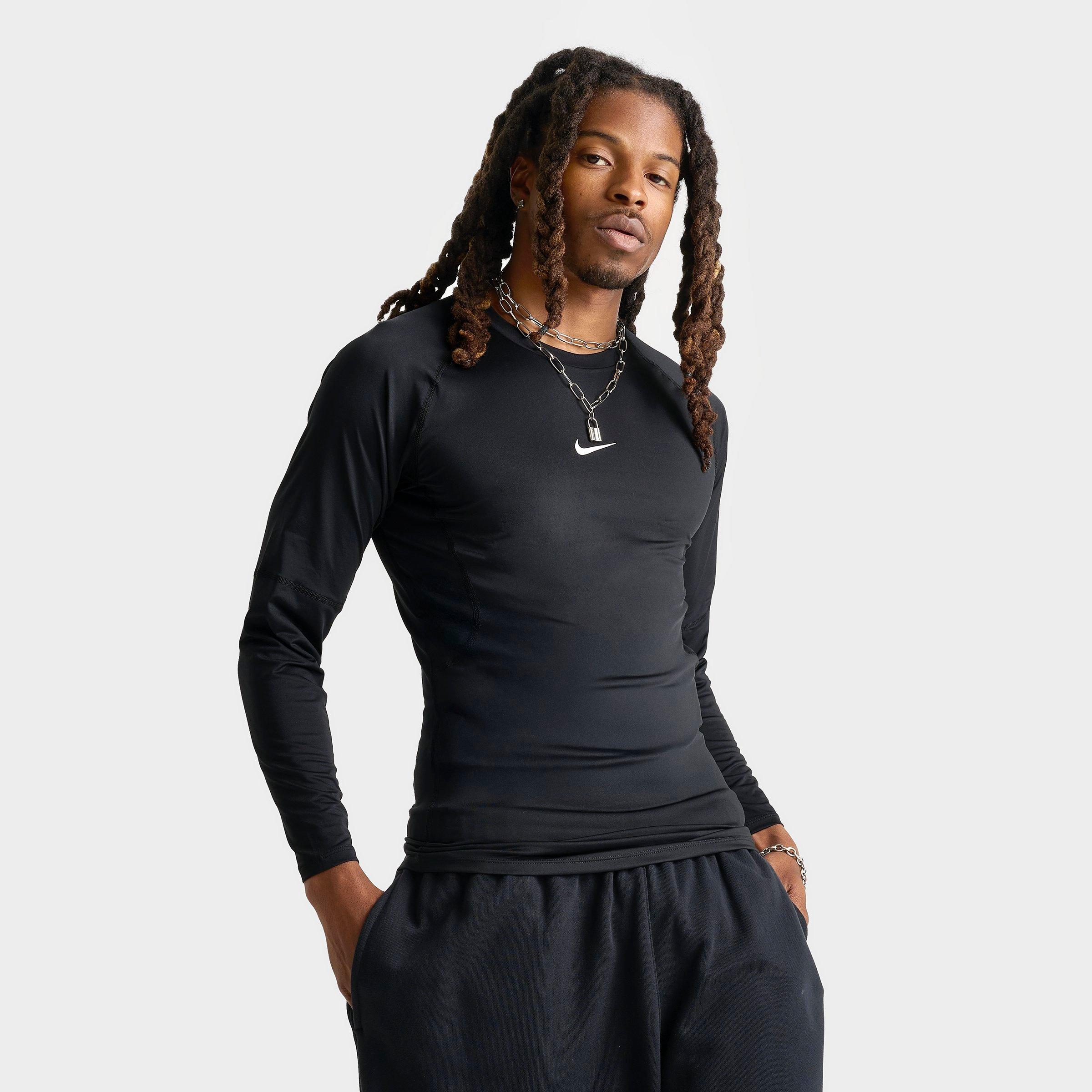 Men's Nike Pro Dri-FIT Tight Long-Sleeve Fitness Top | JD Sports