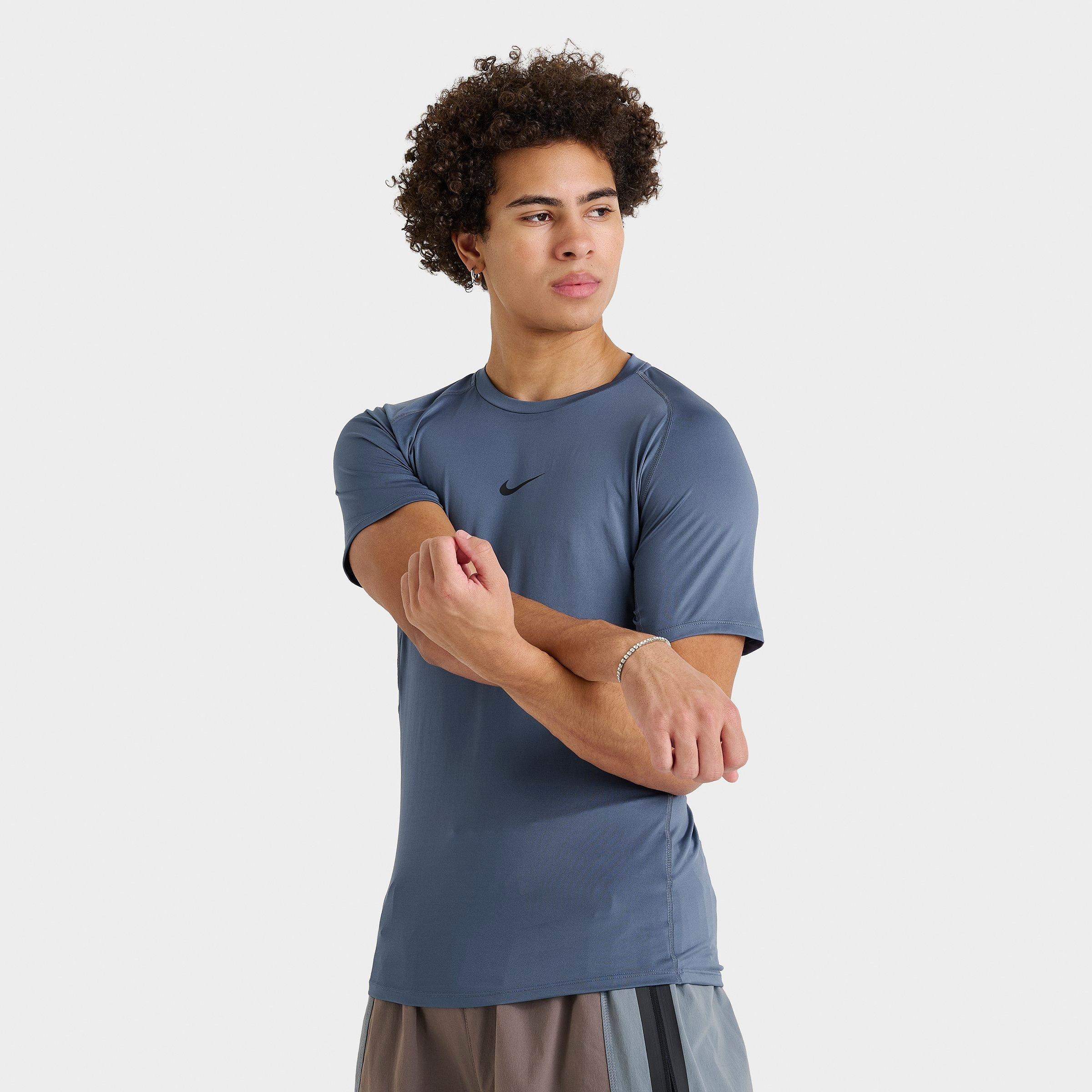 Men's Nike Pro Dri-FIT Tight Short-Sleeve Fitness Top | JD Sports