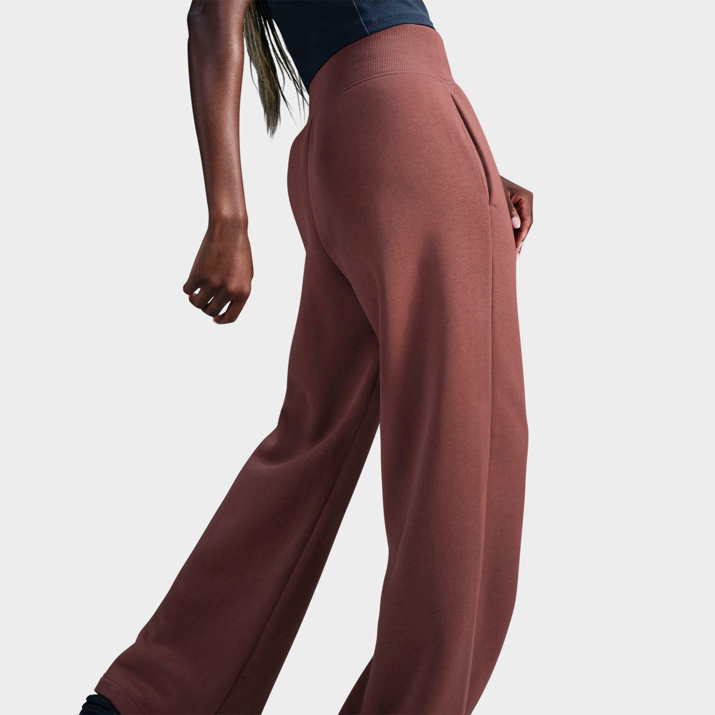 Women's Nike Sportswear Phoenix Fleece High-Waisted Wide-Leg Logo Pants ...