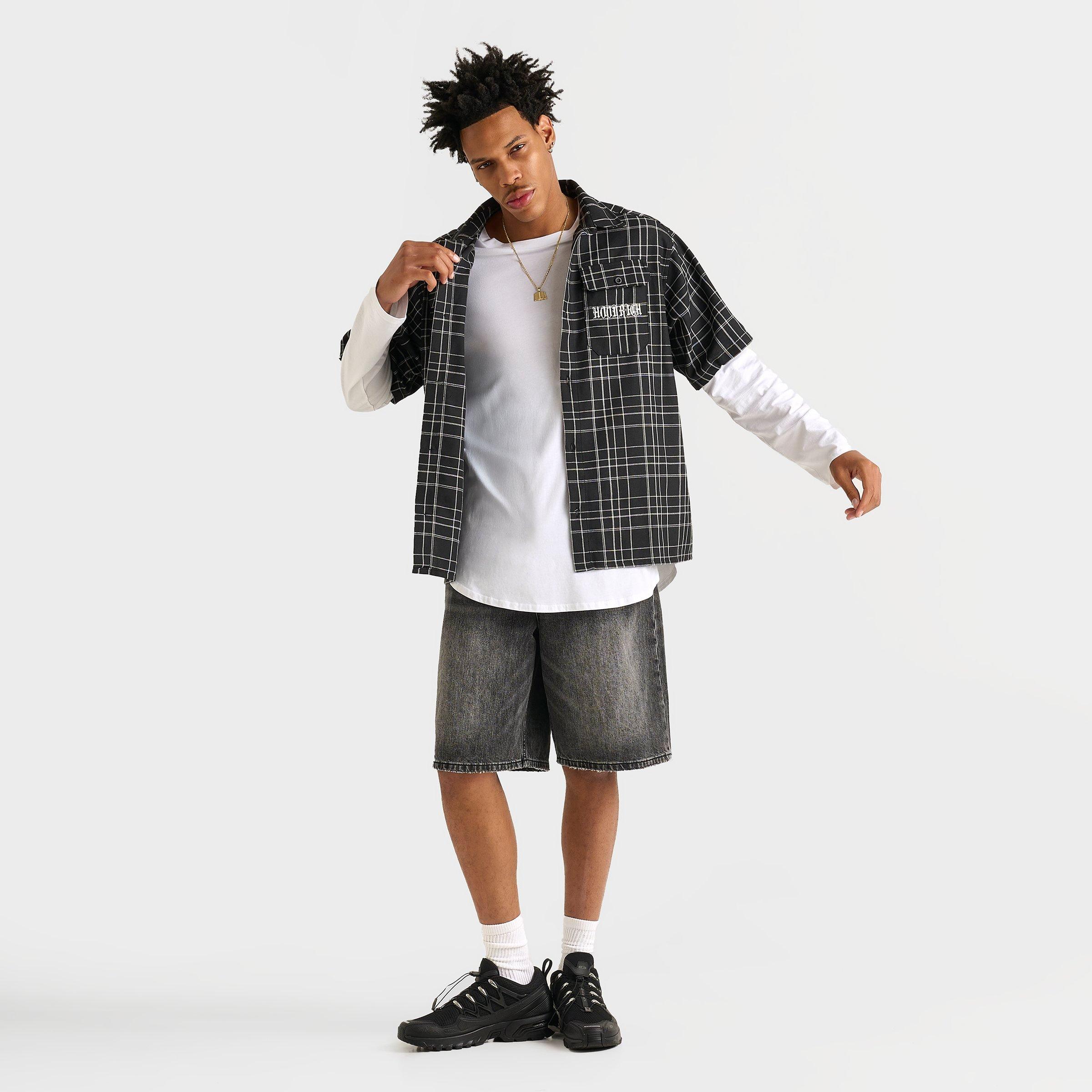 Men's Hoodrich Rite Plaid Button-Up Shirt | JD Sports