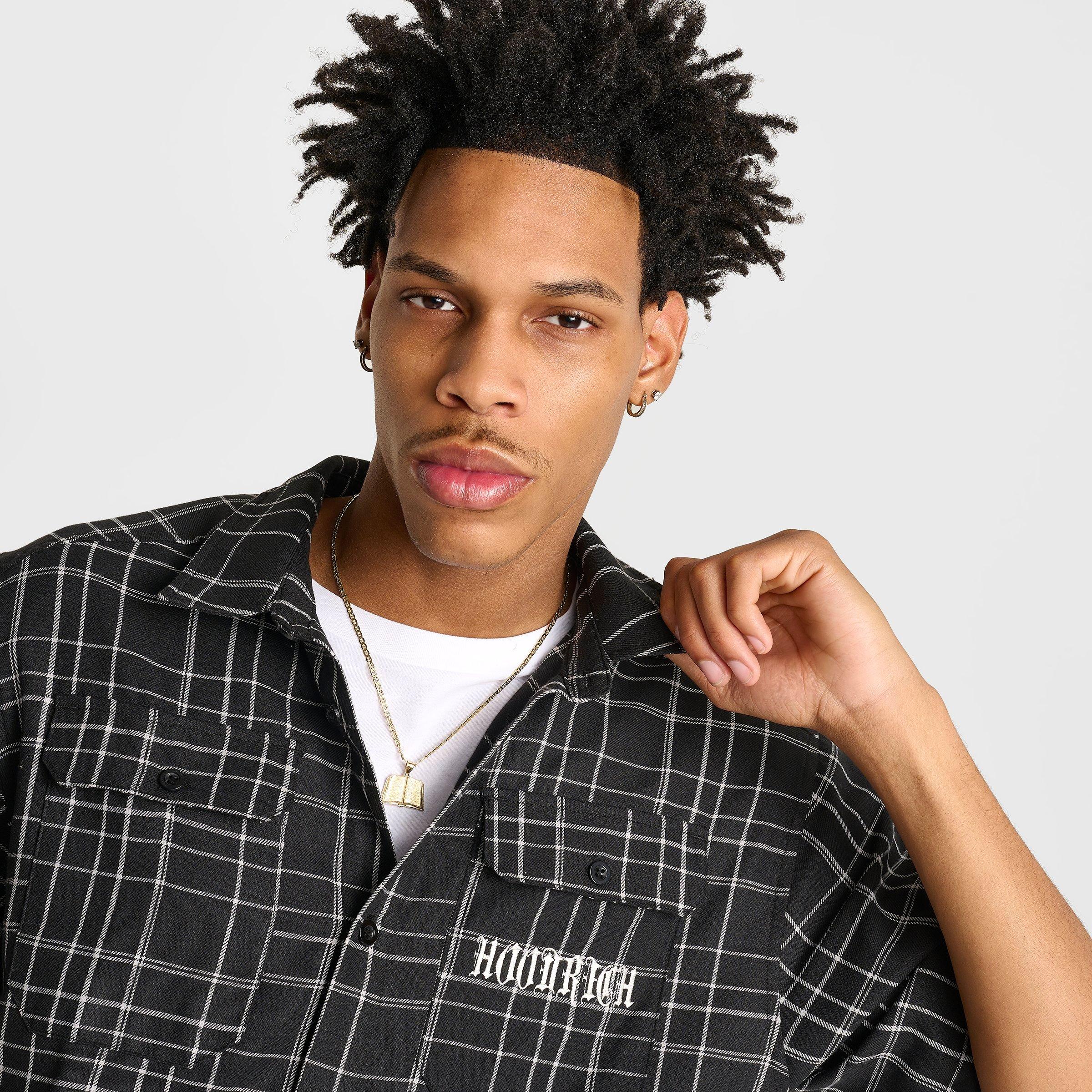 Men's Hoodrich Rite Plaid Button-Up Shirt | JD Sports