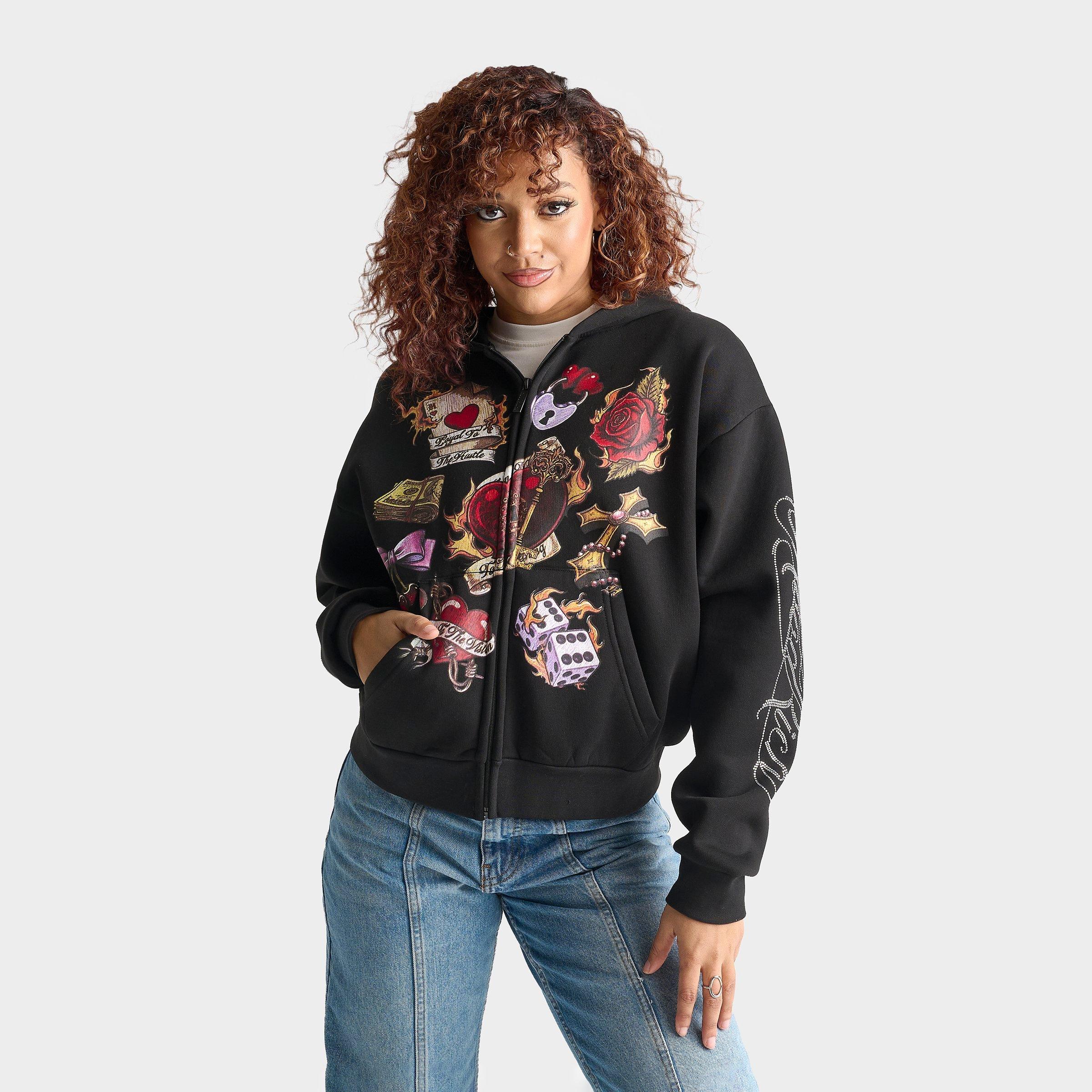 Women's Hoodrich Axel Full-Zip Fleece Hoodie | JD Sports