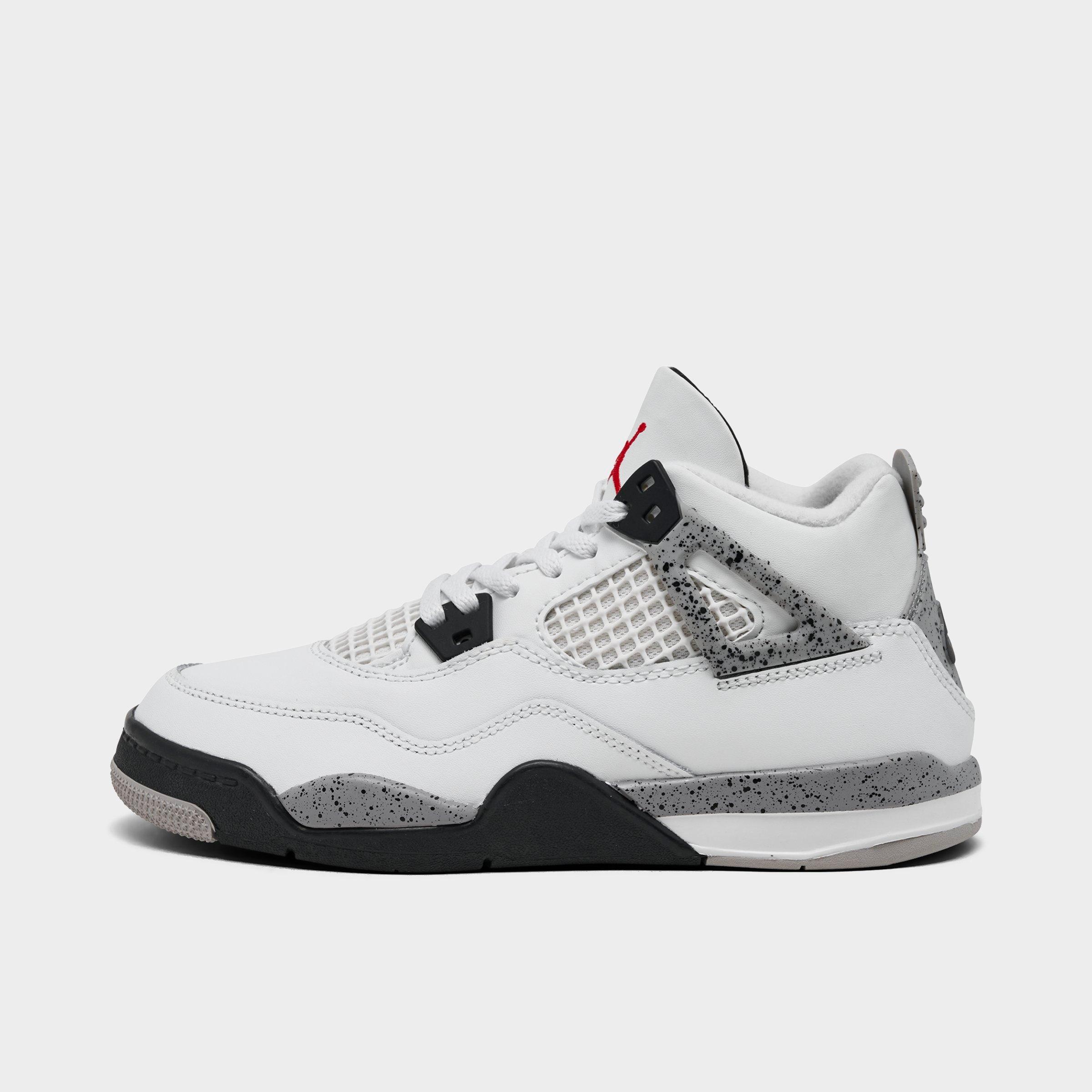 Little Kids’ Air Jordan Retro 4 Basketball Shoes | JD Sports