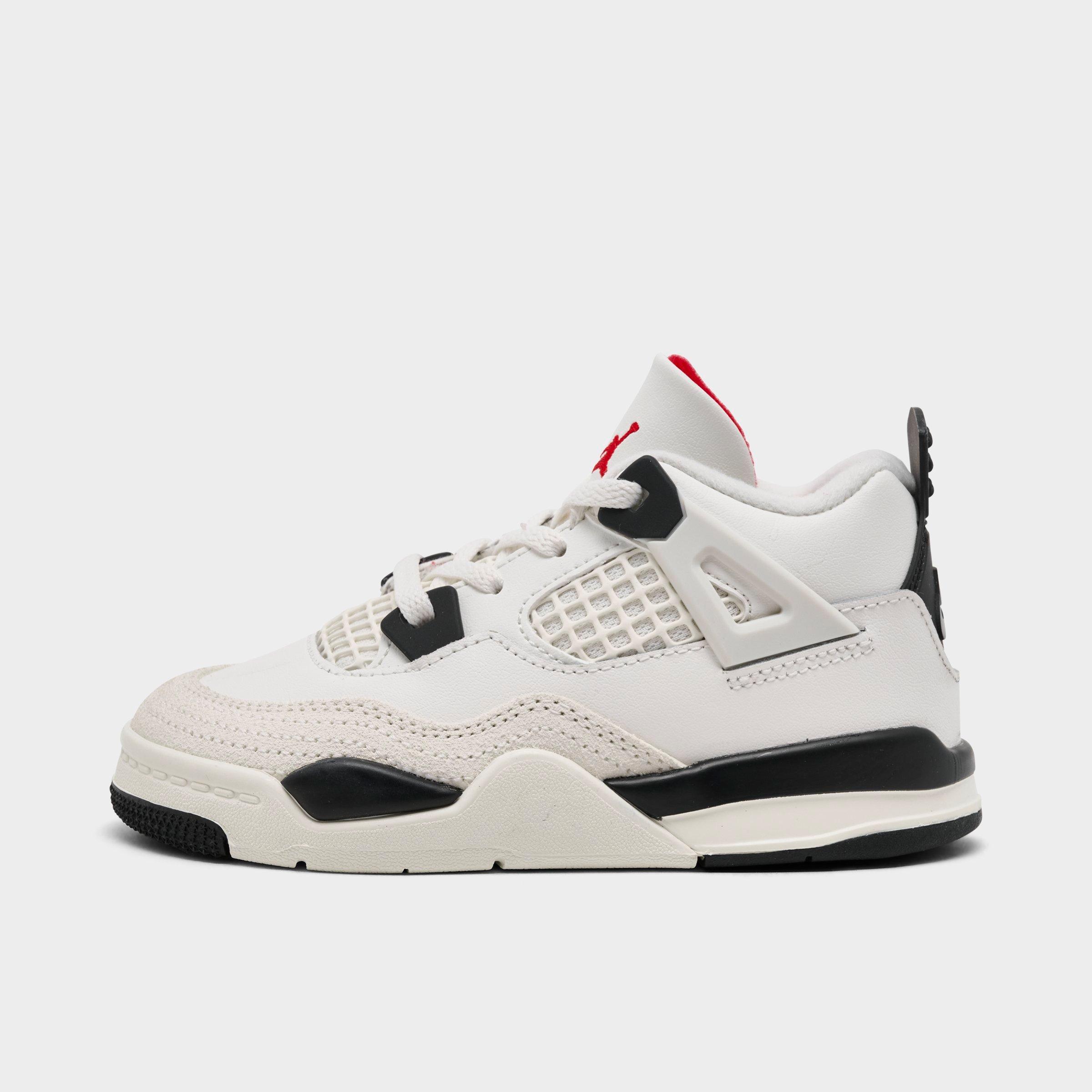 Kids' Toddler Air Jordan Retro 4 Basketball Shoes | JD Sports