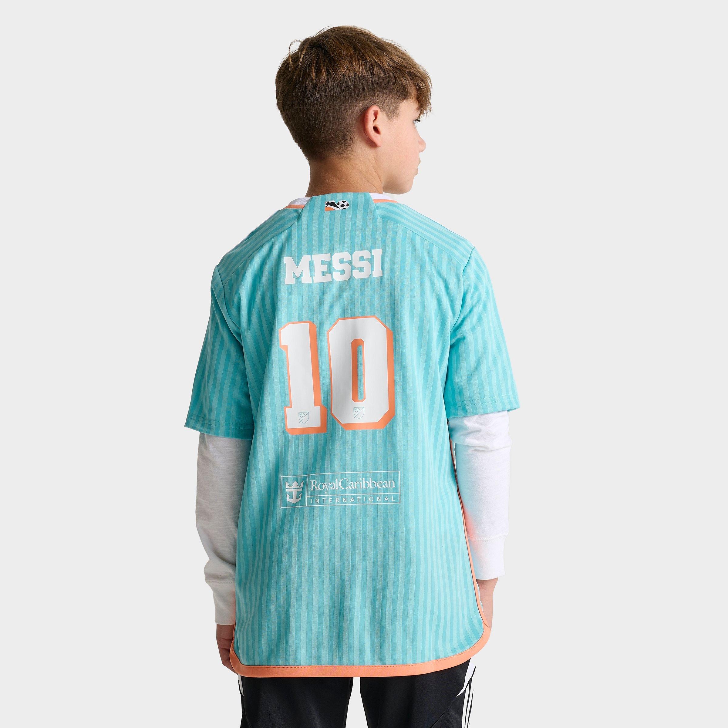 Kids' adidas Inter Miami CF 24/25 Messi Home Soccer Jersey | JD Sports