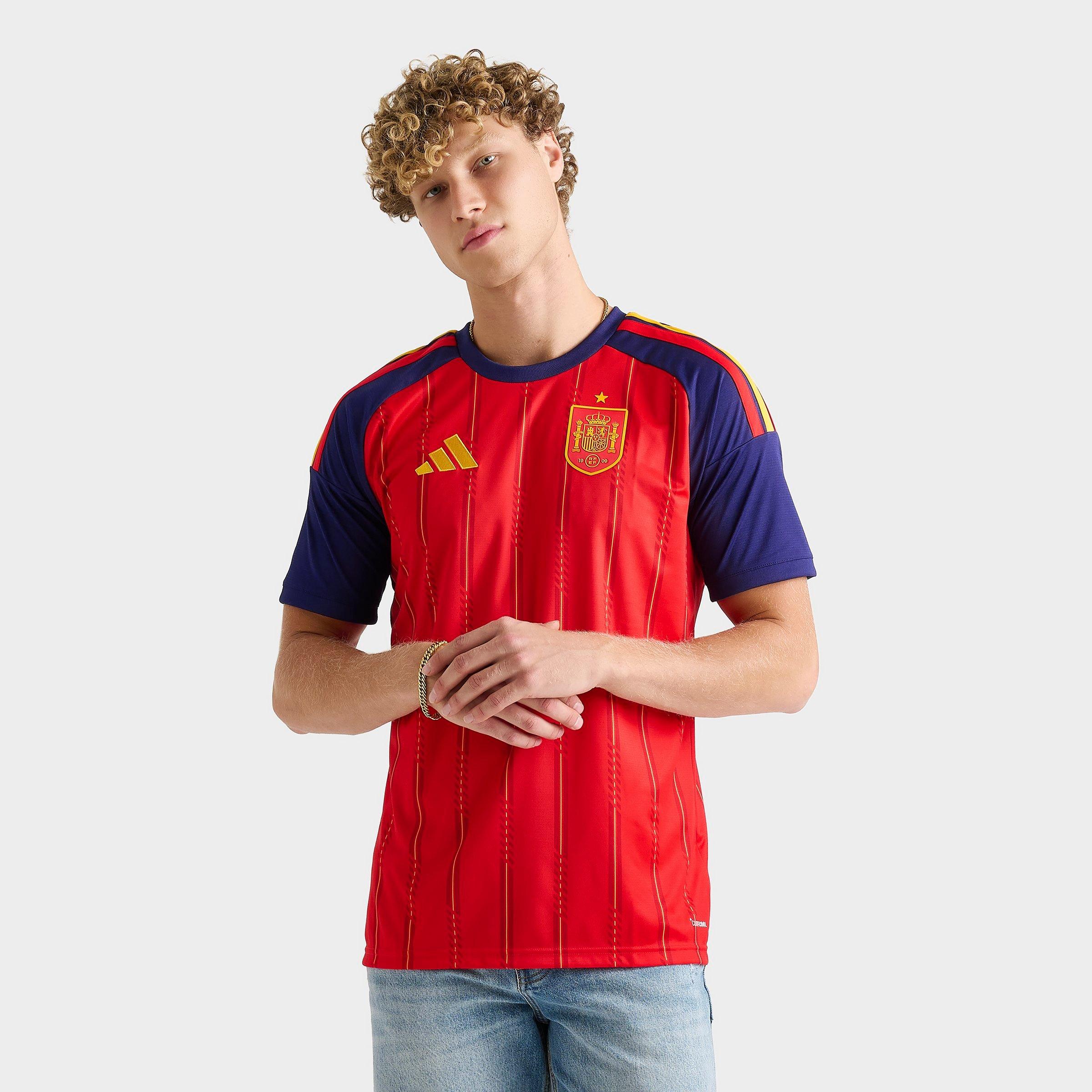 Men's adidas Spain Home Replica Soccer Jersey | JD Sports