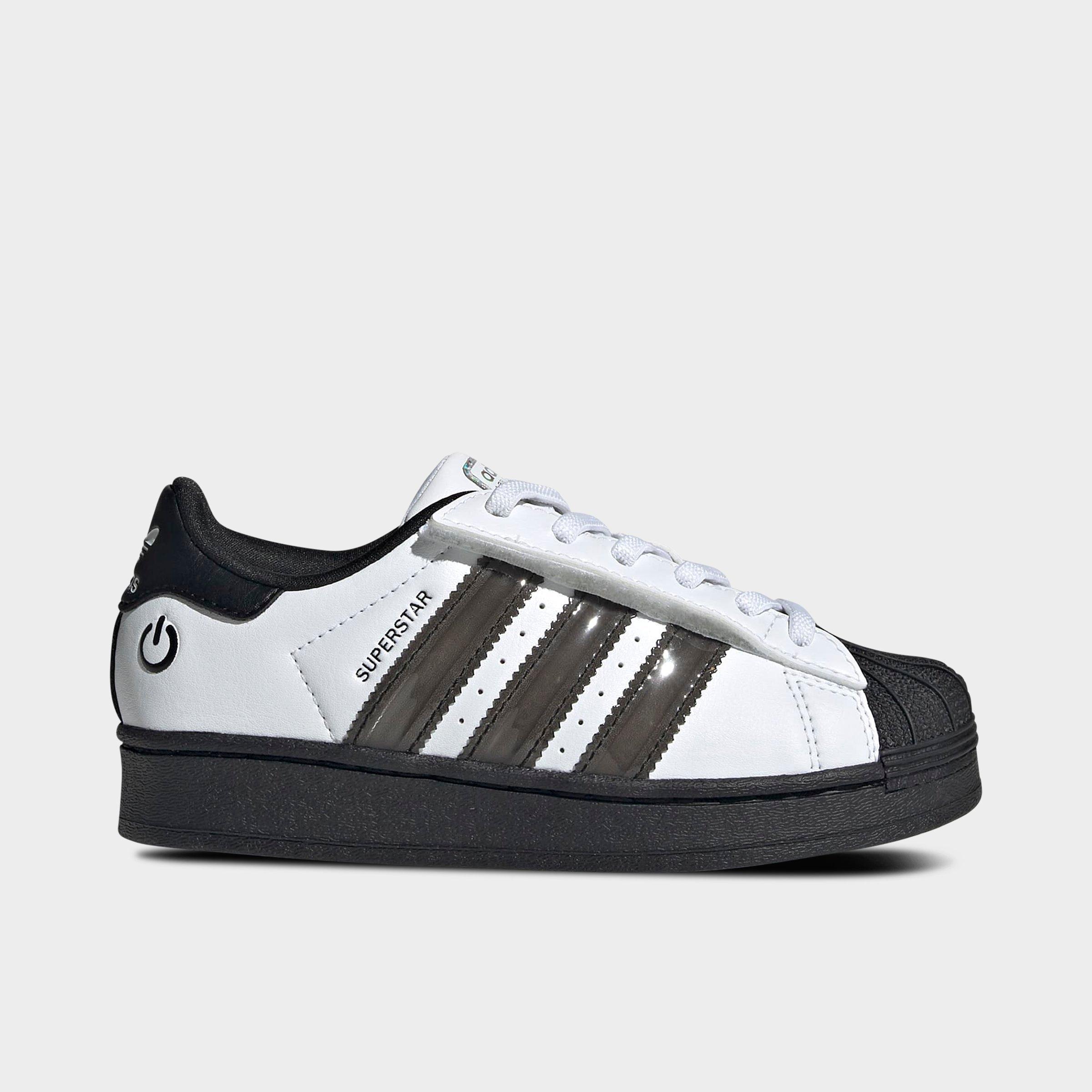 Little Kids' adidas Originals Superstar LED Lights Stretch Lace Casual ...