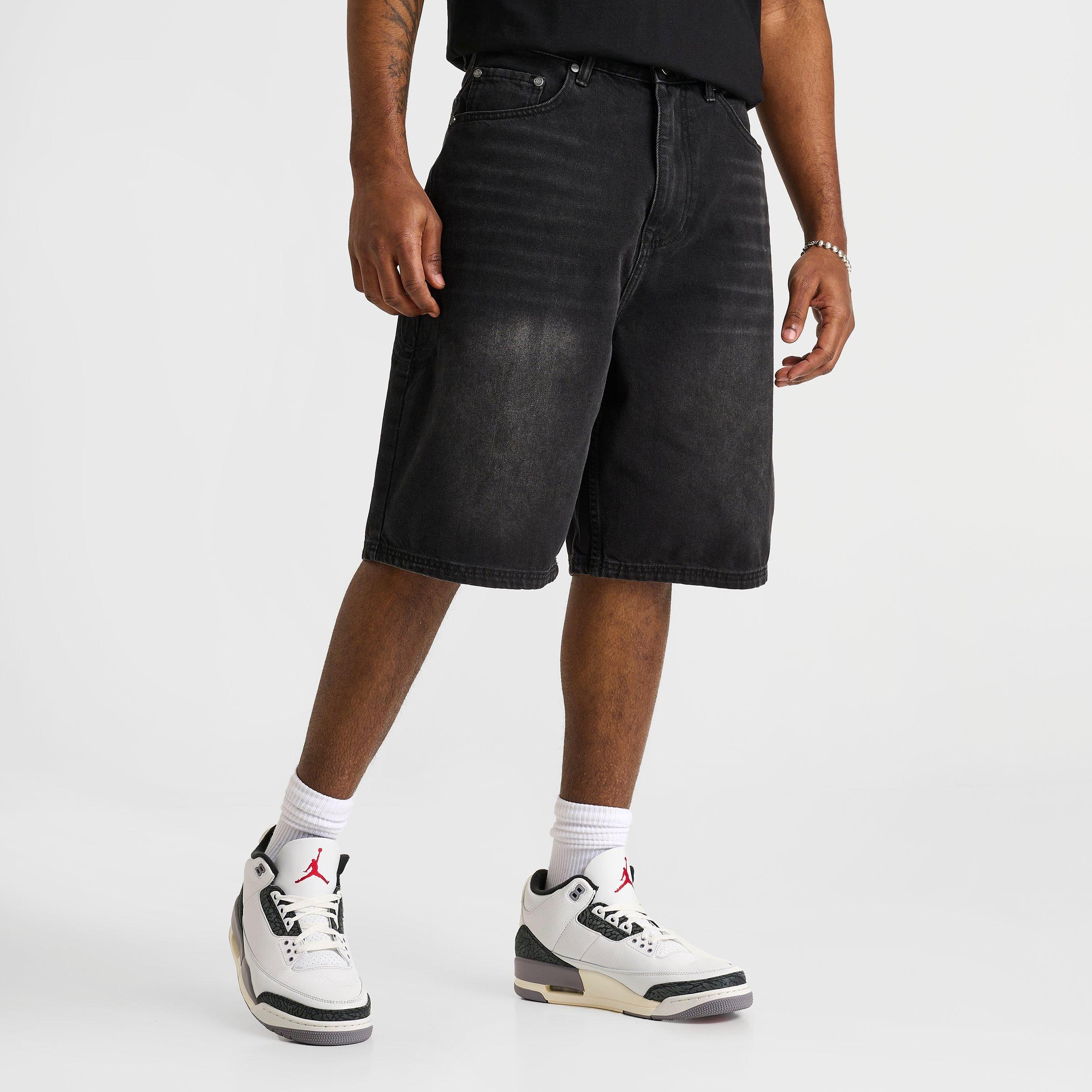 Men's Mercier Stressed Relaxed Hammer Lightweight Denim Jean Shorts ...