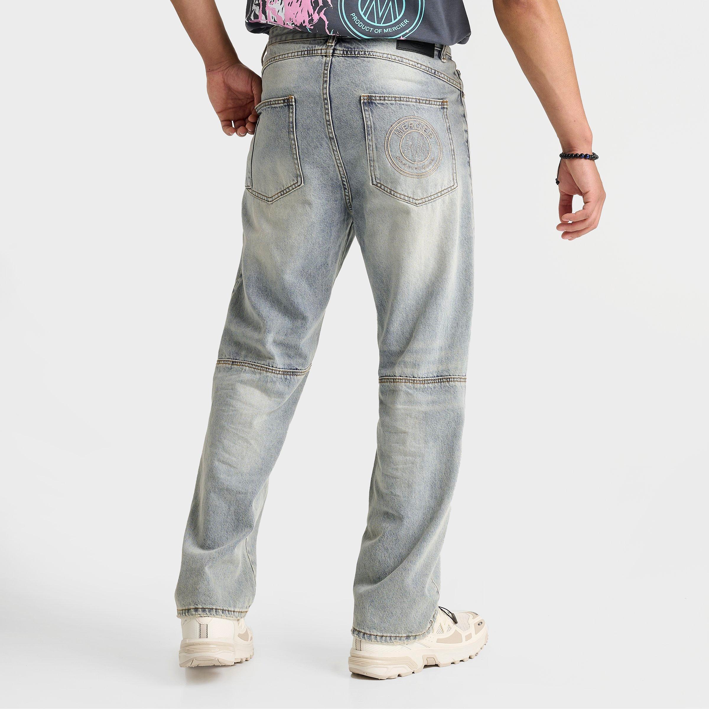 Men's Mercier Rivet Grit Cut & Sew Relaxed Denim Jeans | JD Sports