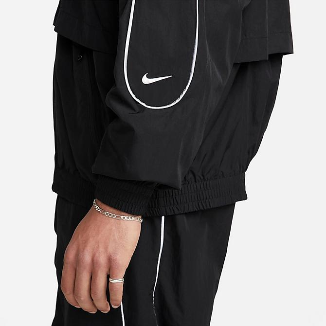 Men's Nike Sportswear Solo Swoosh Woven Track Jacket| JD Sports Men's Nike Sportswear Solo Swoosh Woven Track Jacket| JD Sports