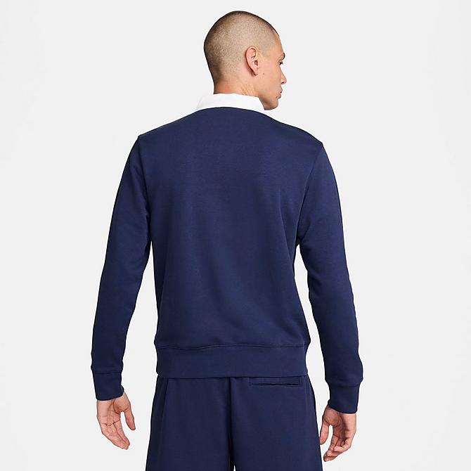Men's Nike Club Fleece Long-Sleeve Fleece Polo Shirt| JD Sports Men's Nike Club Fleece Long-Sleeve Fleece Polo Shirt| JD Sports