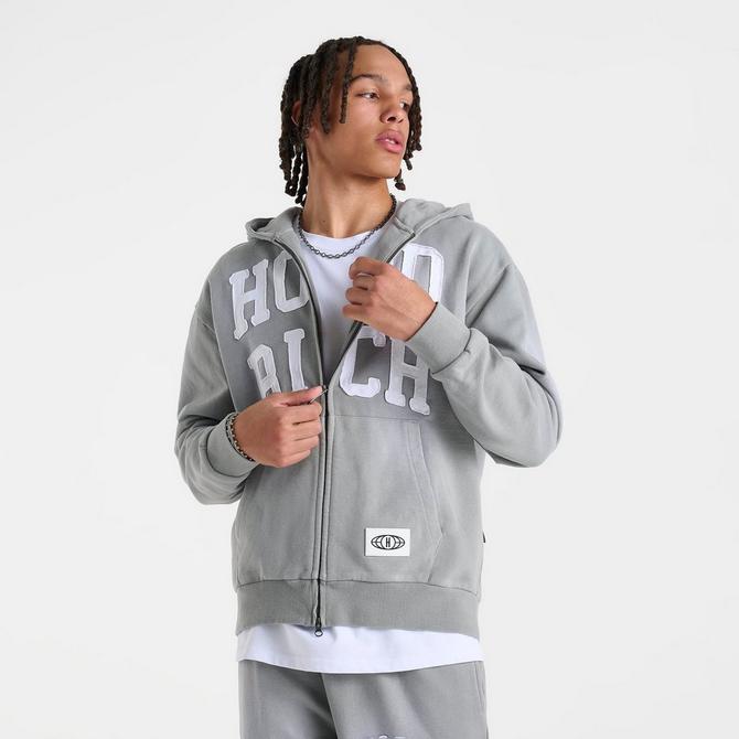Mens Hoodrich Og Ember Oversized Full Zip Hoodie Jd Sports