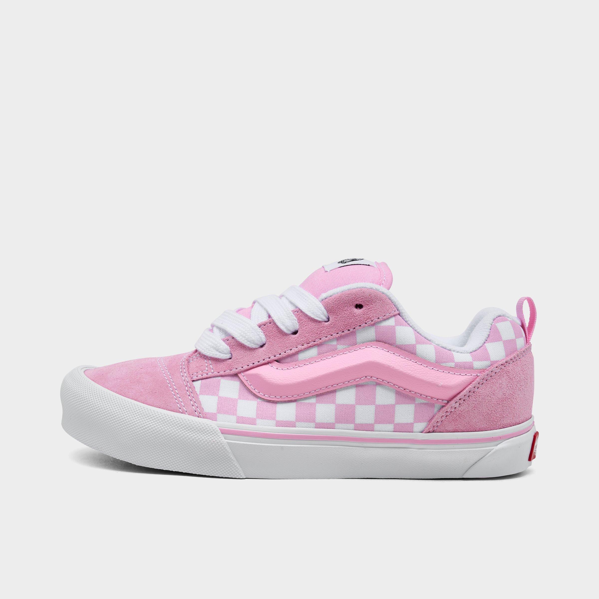 Click here for Vans Big Kids Knu Skool Casual Shoes in Prism Pink... prices
