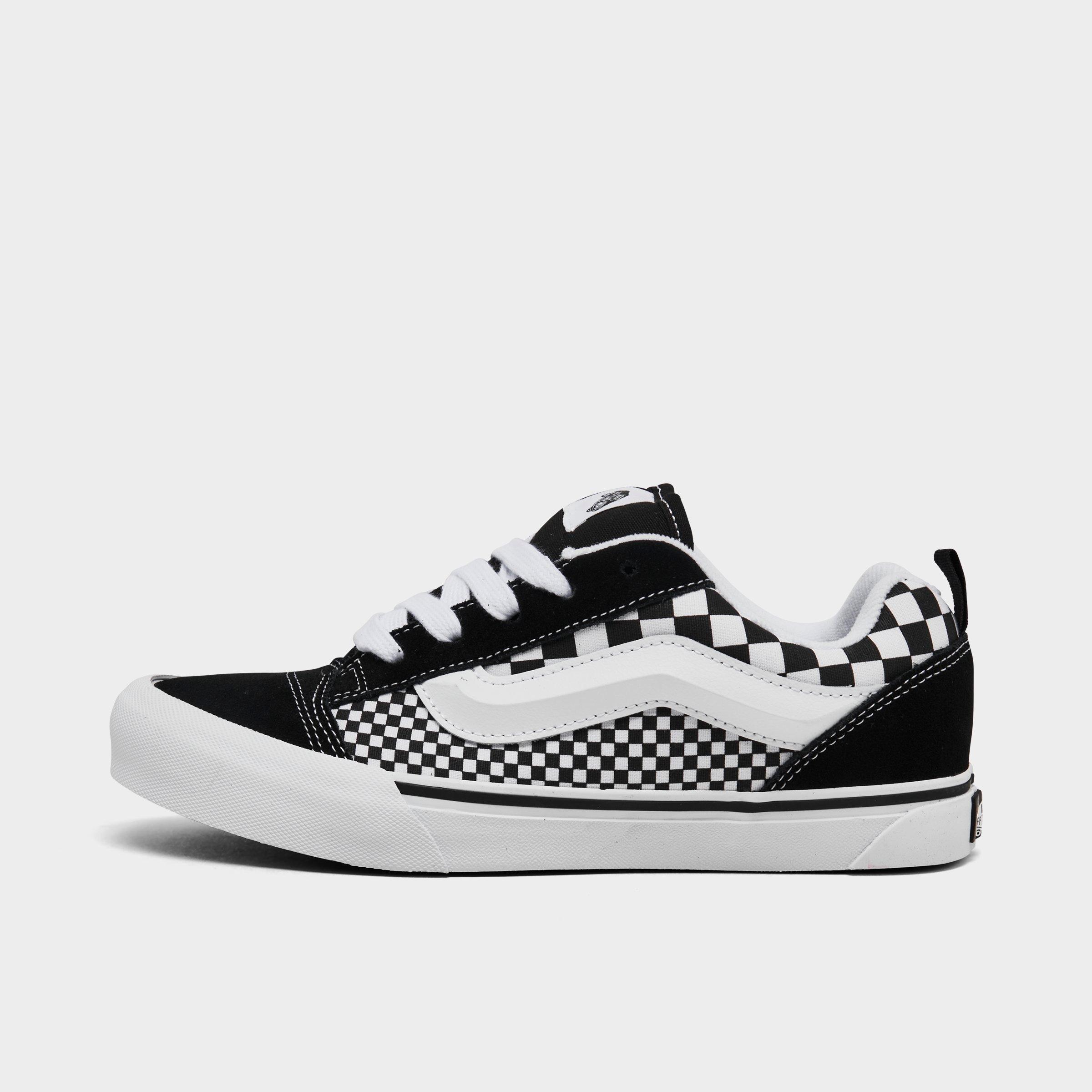 Click here for Vans Big Kids Knu Skool Casual Shoes in Mix Checke... prices