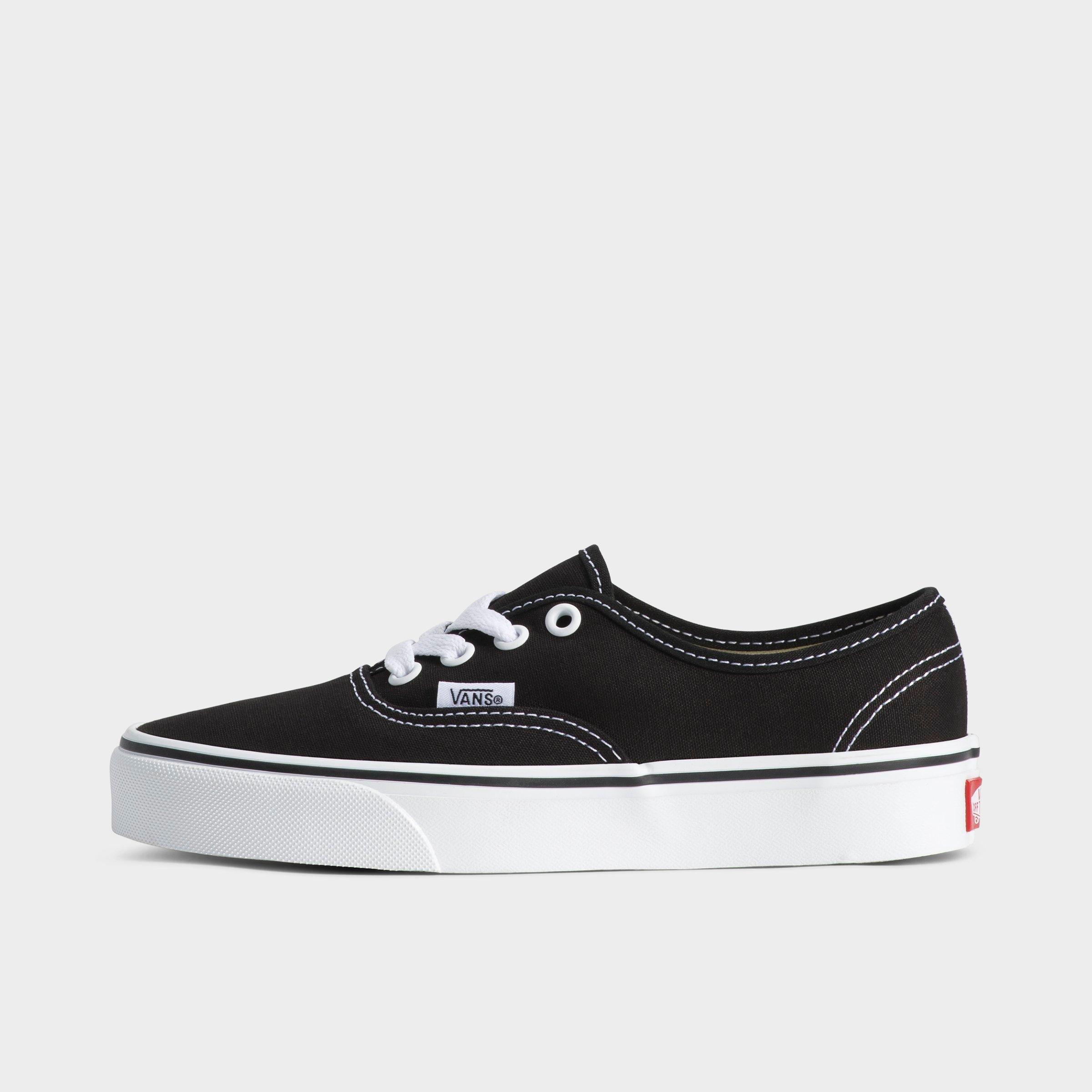 Click here for Vans Big Kids Authentic Casual Shoes in Black/True... prices