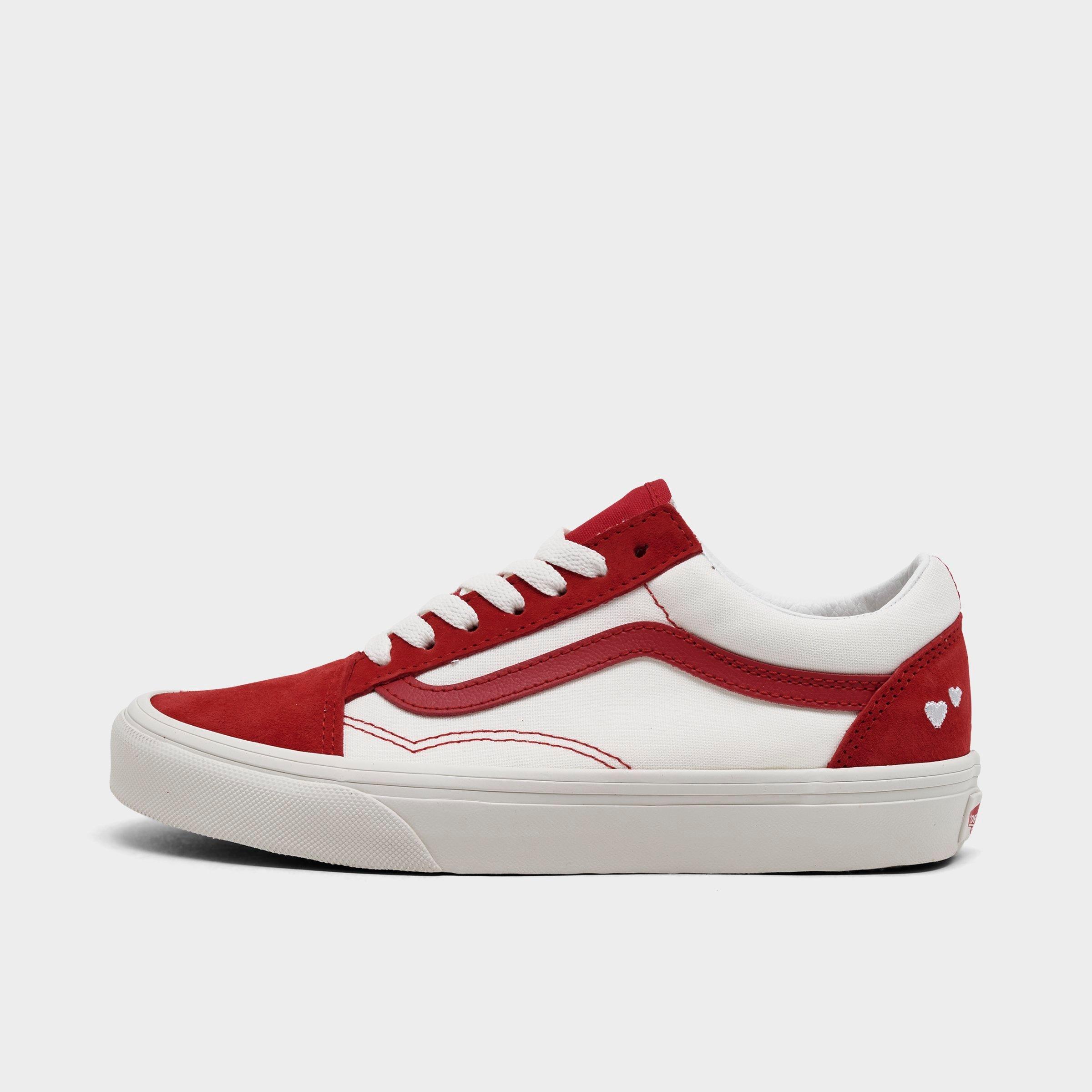 Click here for Vans Big Kids Old Skool Casual Shoes in Red Hot Va... prices