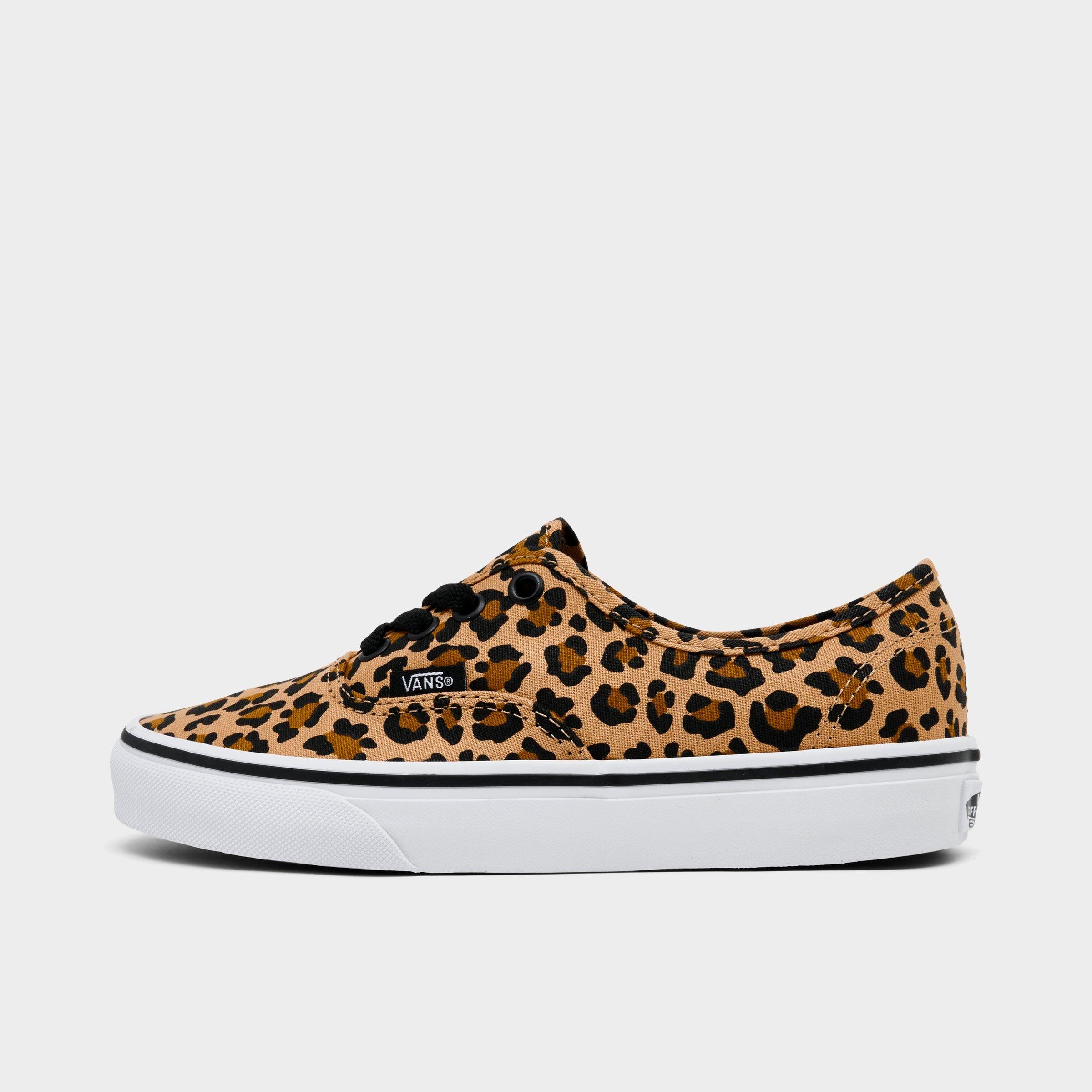 Click here for Vans Big Kids Authentic Casual Shoes in Leopard Si... prices