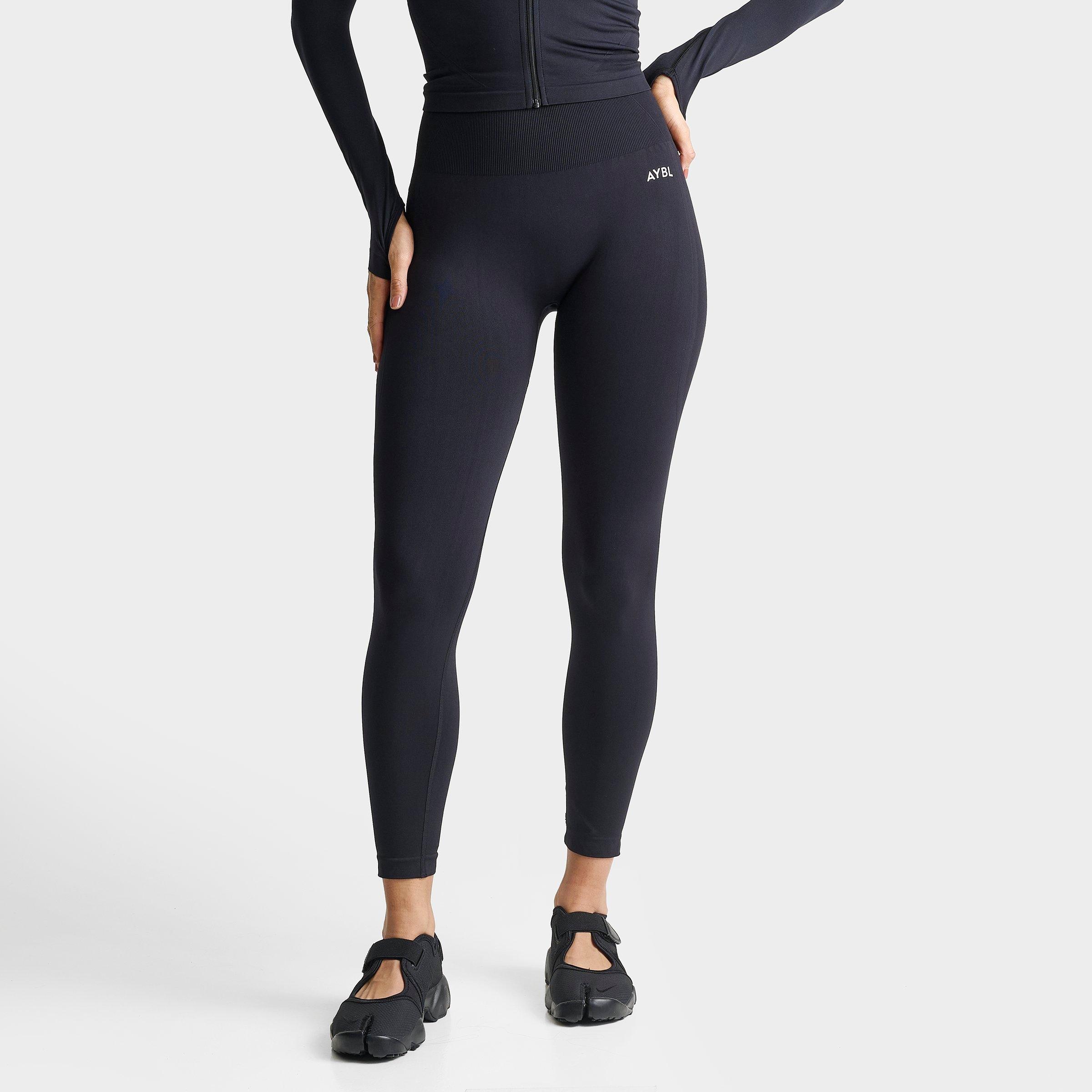 Click here for AYBL Womens Empower Seamless Leggings in Black Siz... prices
