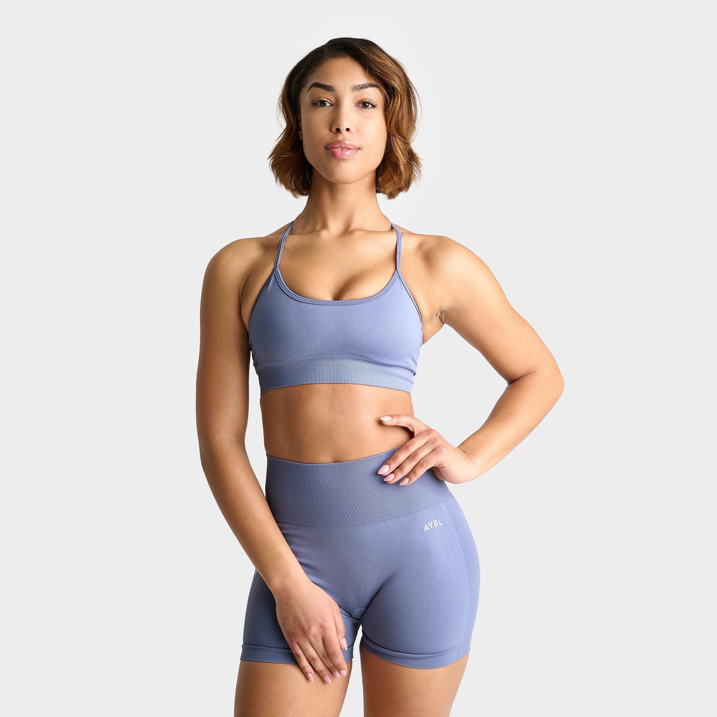 Click here for AYBL Womens Empower Seamless Sports Bra in Slate S... prices