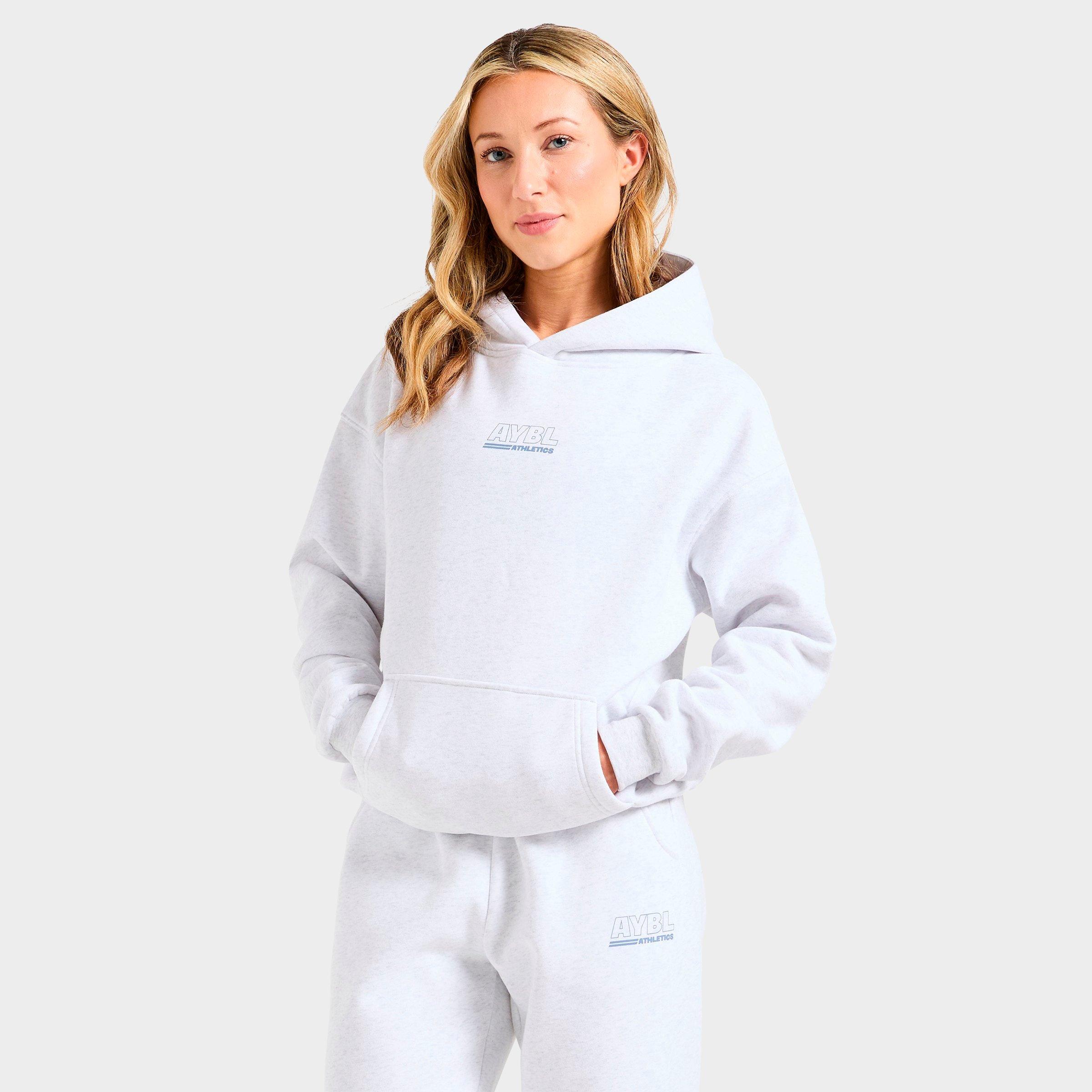 Click here for AYBL Womens Athletics Track Oversized Hoodie in He... prices