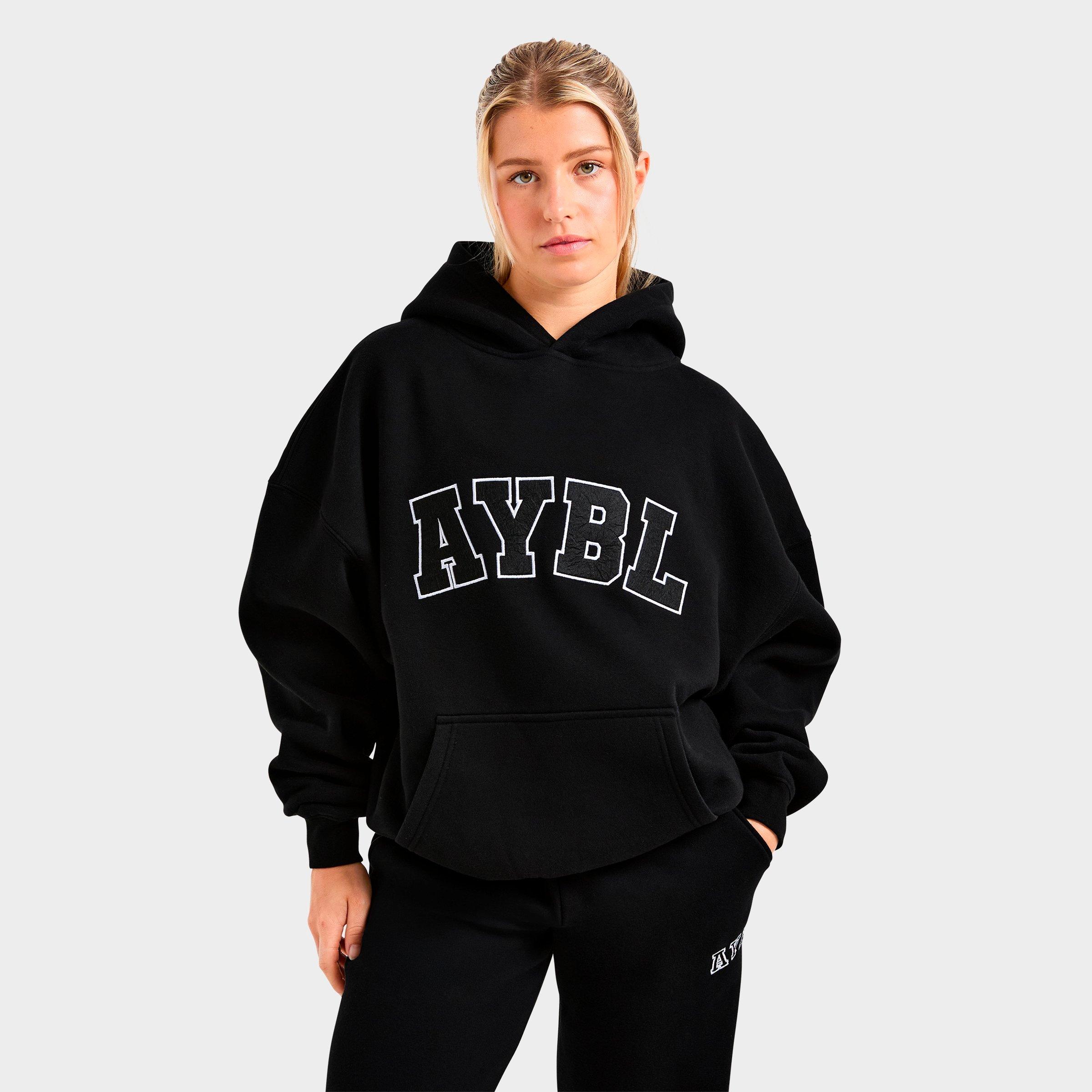 Click here for AYBL Womens Varsity 2.0 Oversized Hoodie in Black... prices