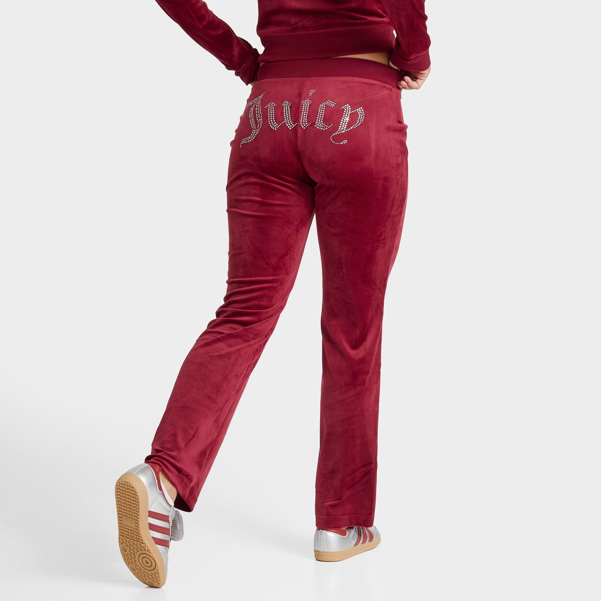 Click here for Juicy Couture Womens OG Big Bling Velour Track Pan... prices