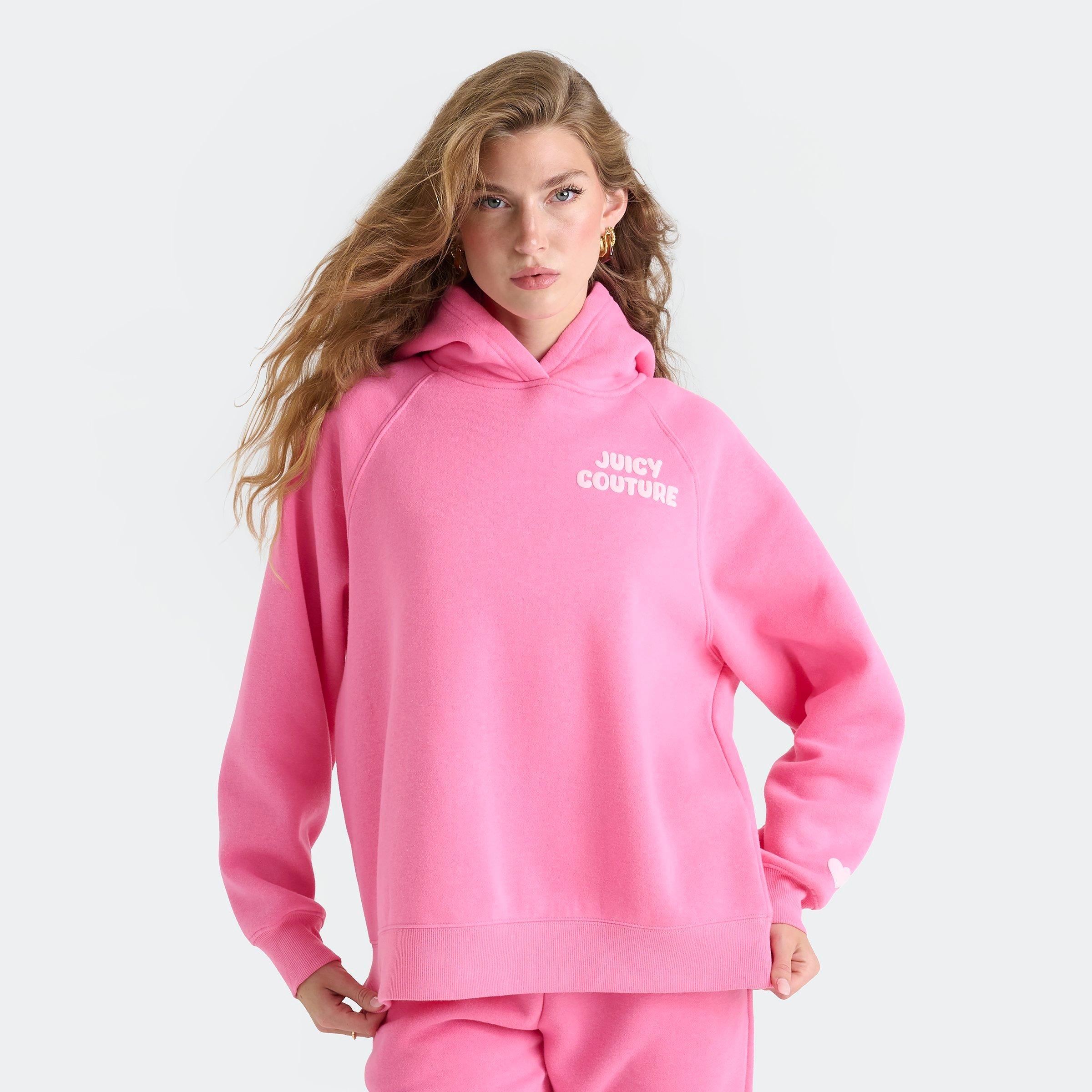 Click here for Juicy Couture Womens Wave Oversized Hoodie in Pink... prices