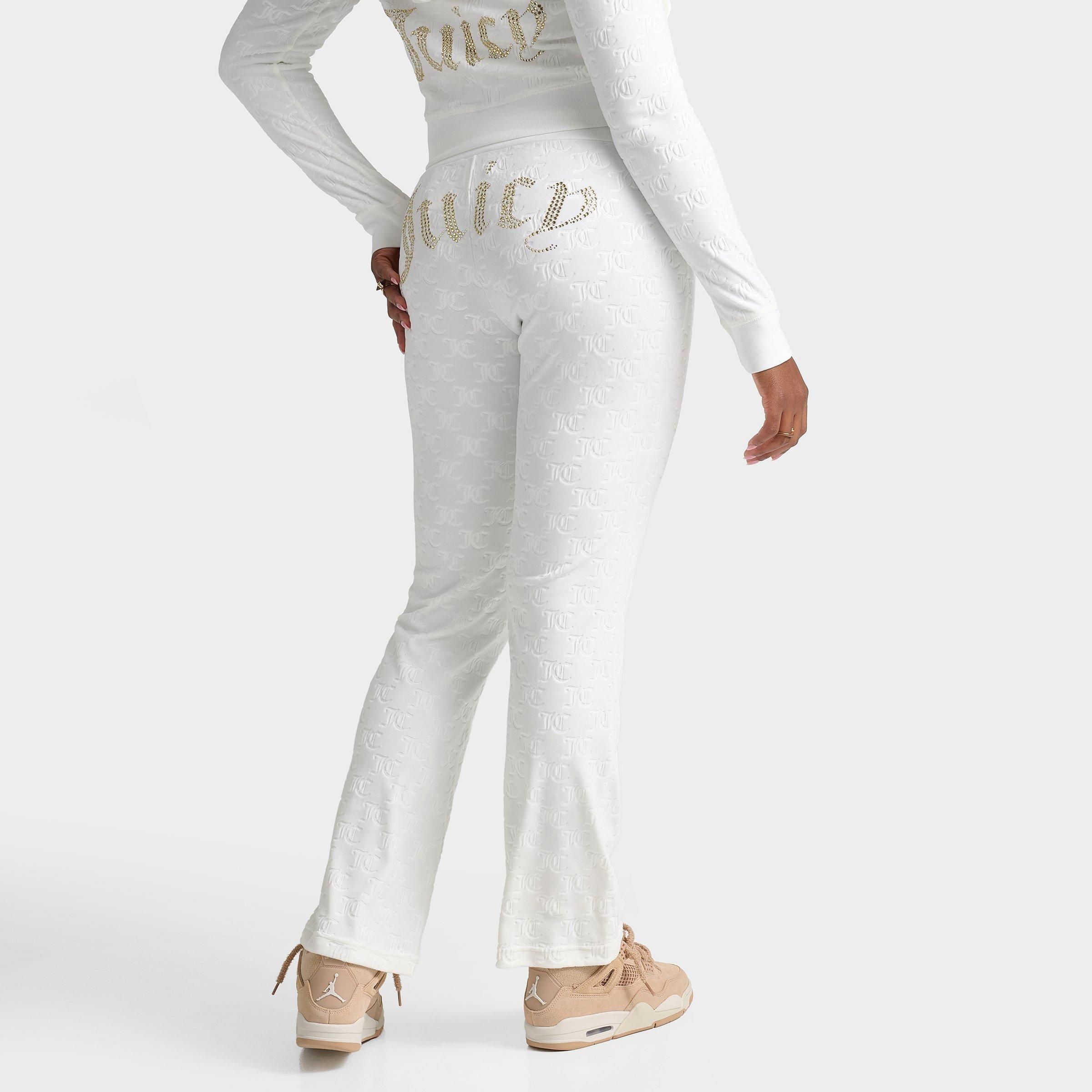 Click here for Juicy Couture Womens Big Bling Embossed Velour Tra... prices