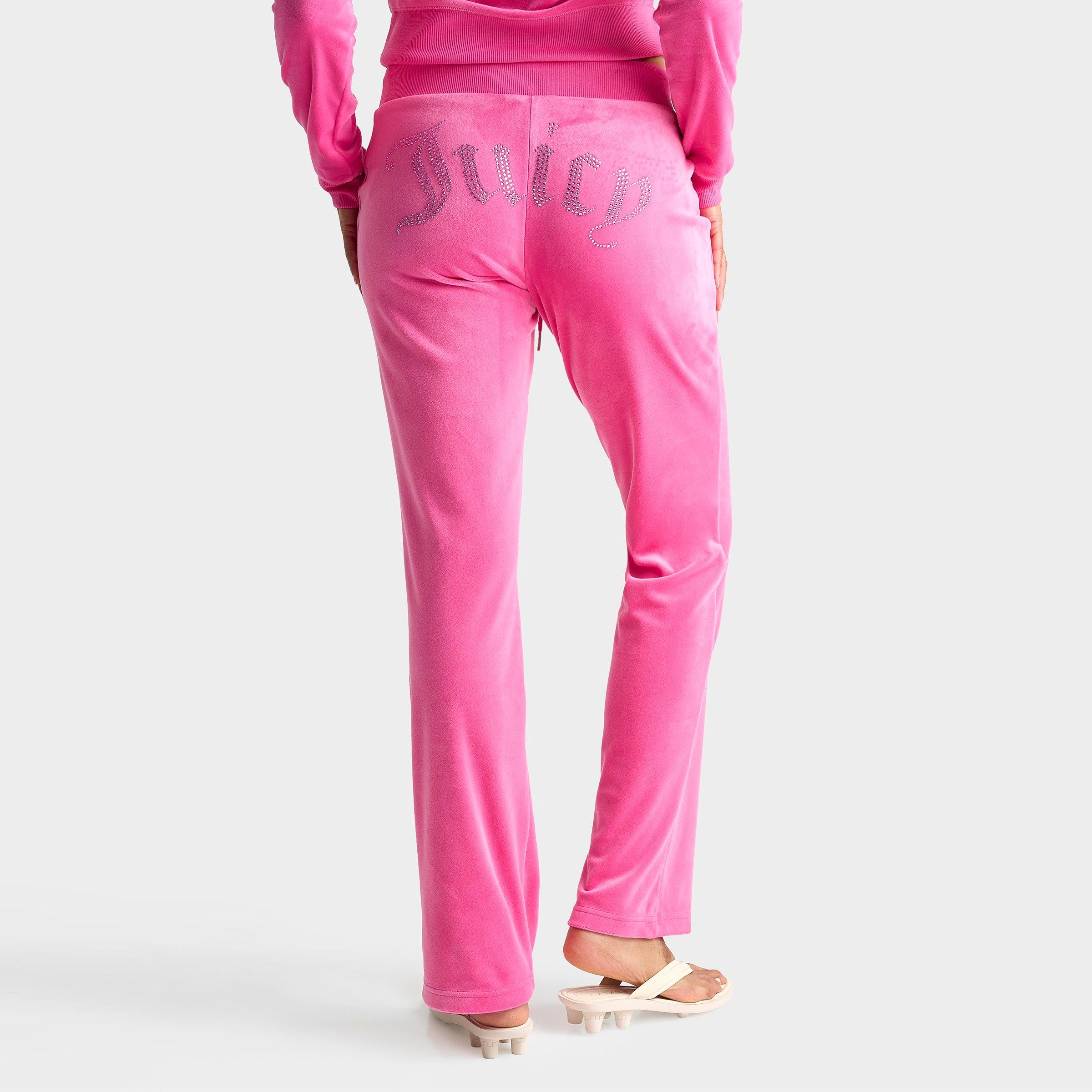 Click here for Juicy Couture Womens OG Big Bling Velour Track Pan... prices