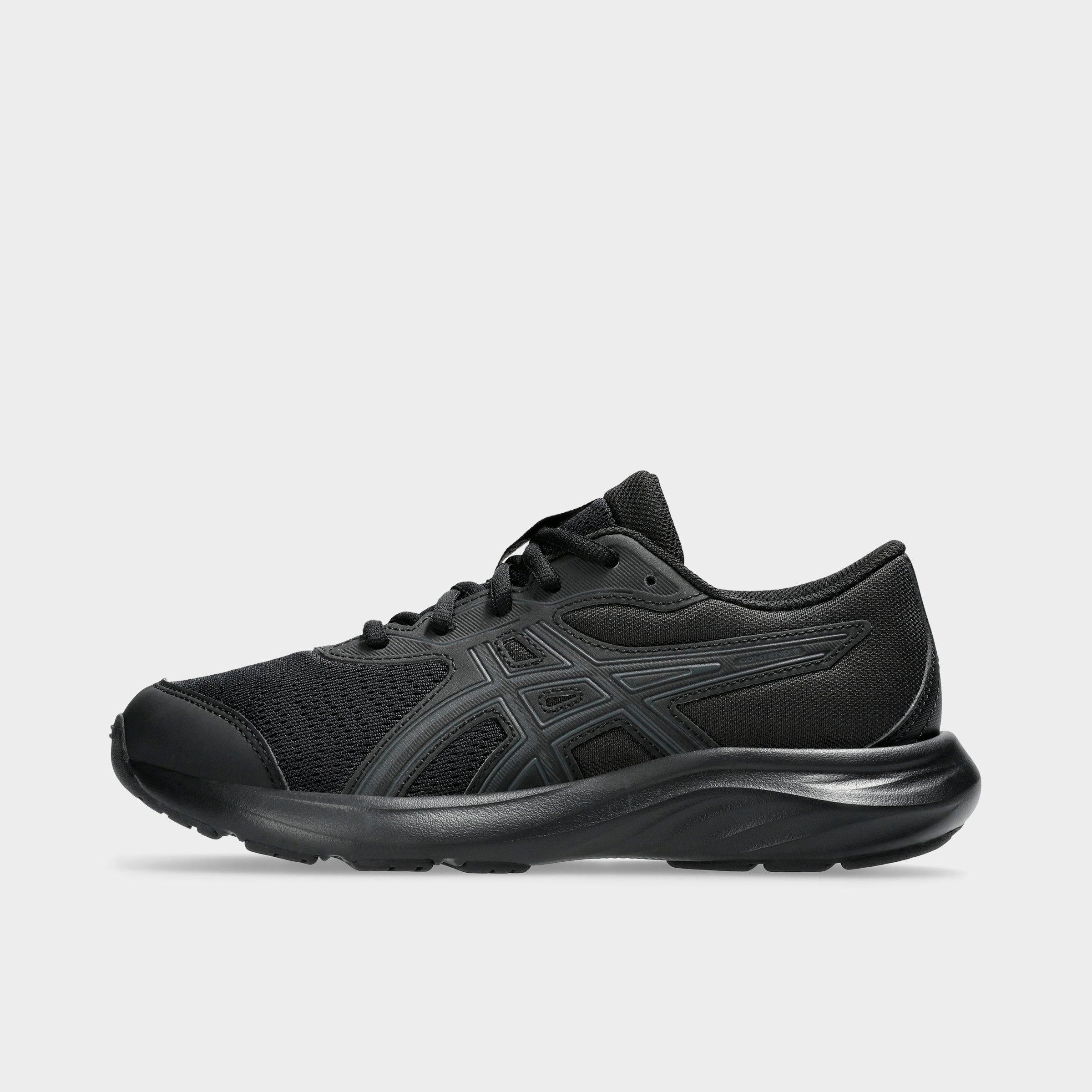 Click here for Asics Big Kids Contend 9 Running Shoes in Black/Gr... prices