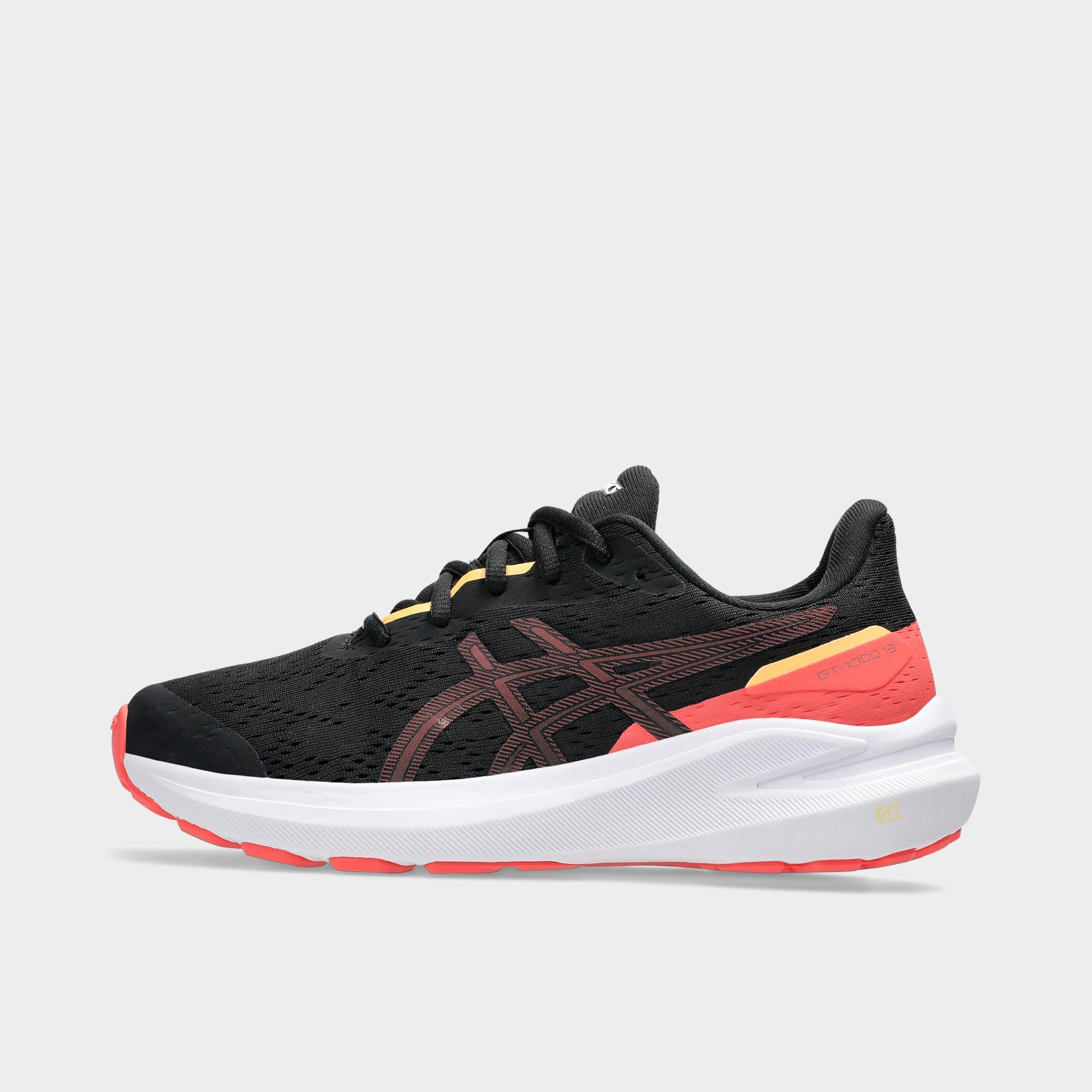 Click here for Asics Big Kids GT-1000 13 Running Shoes in Black/R... prices