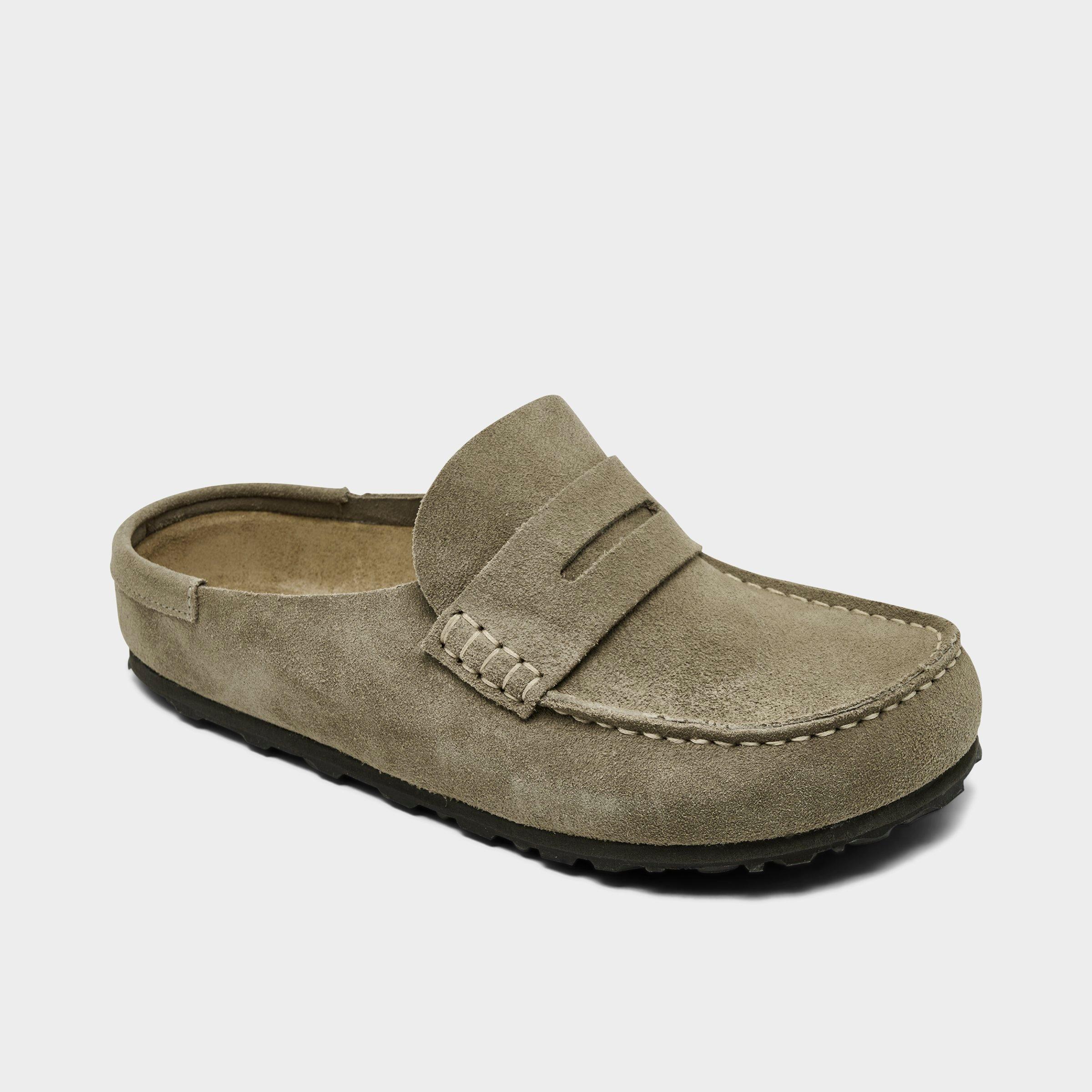 Click here for Birkenstock Womens Naples Wrapped Suede Leather Cl... prices