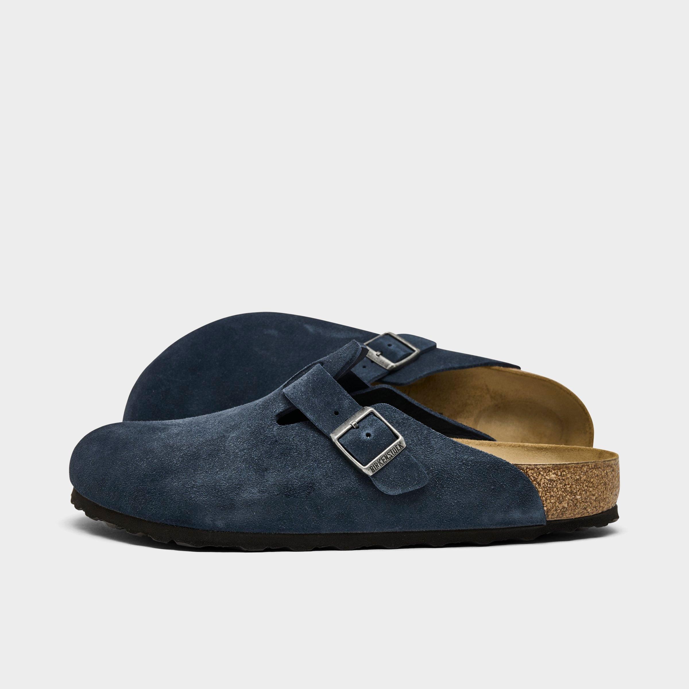 Click here for Birkenstock Mens Boston Suede Leather Birko-Flor C... prices