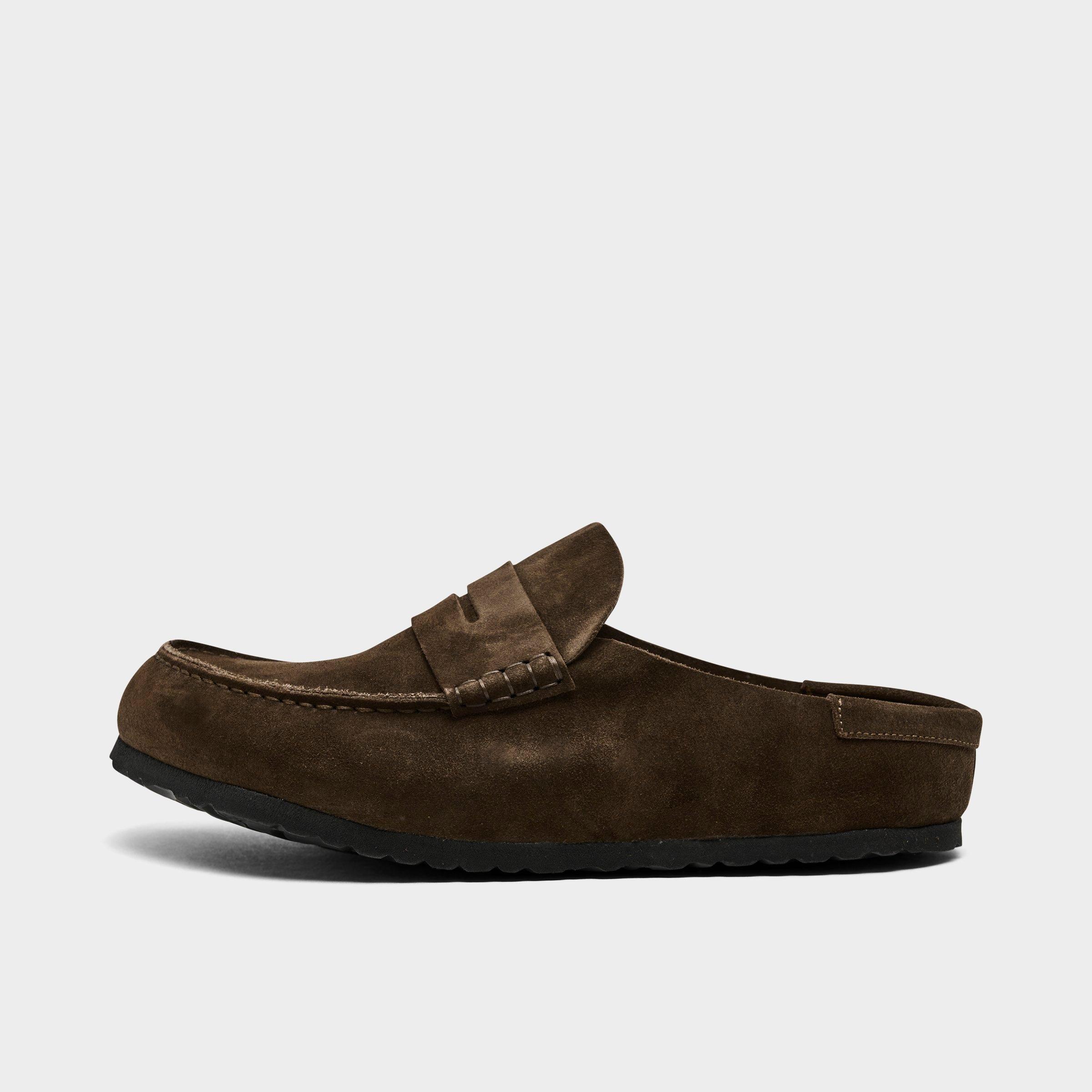Click here for Birkenstock Mens Naples Wrapped Suede Casual Clogs... prices