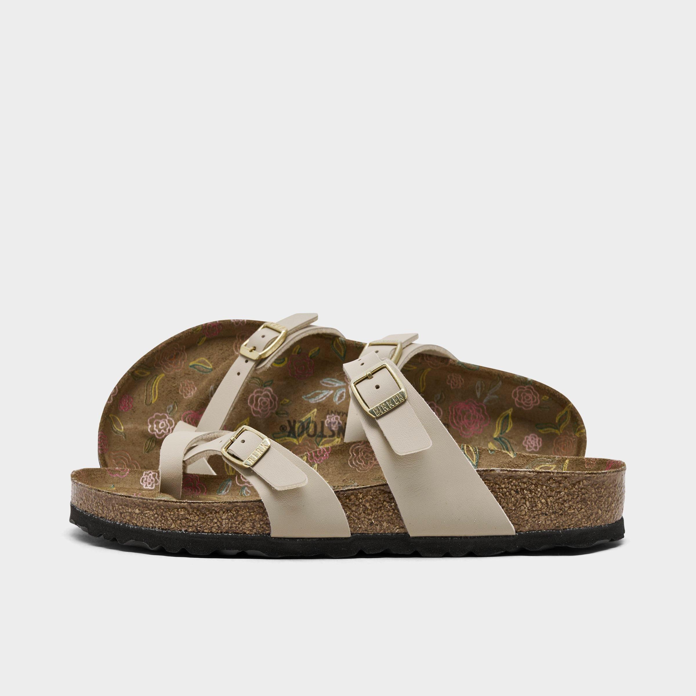 Click here for Birkenstock Womens Mayari Birko-Flor Floral Footbe... prices