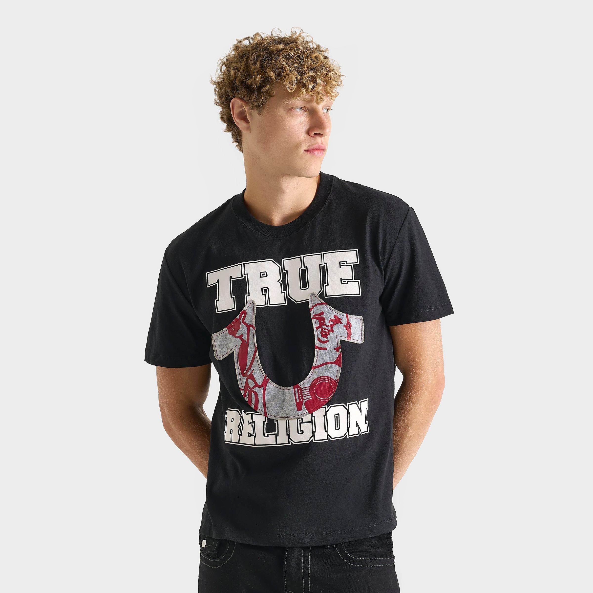 Click here for True Religion Mens Terry Horseshoe Appliqué T-Shir... prices