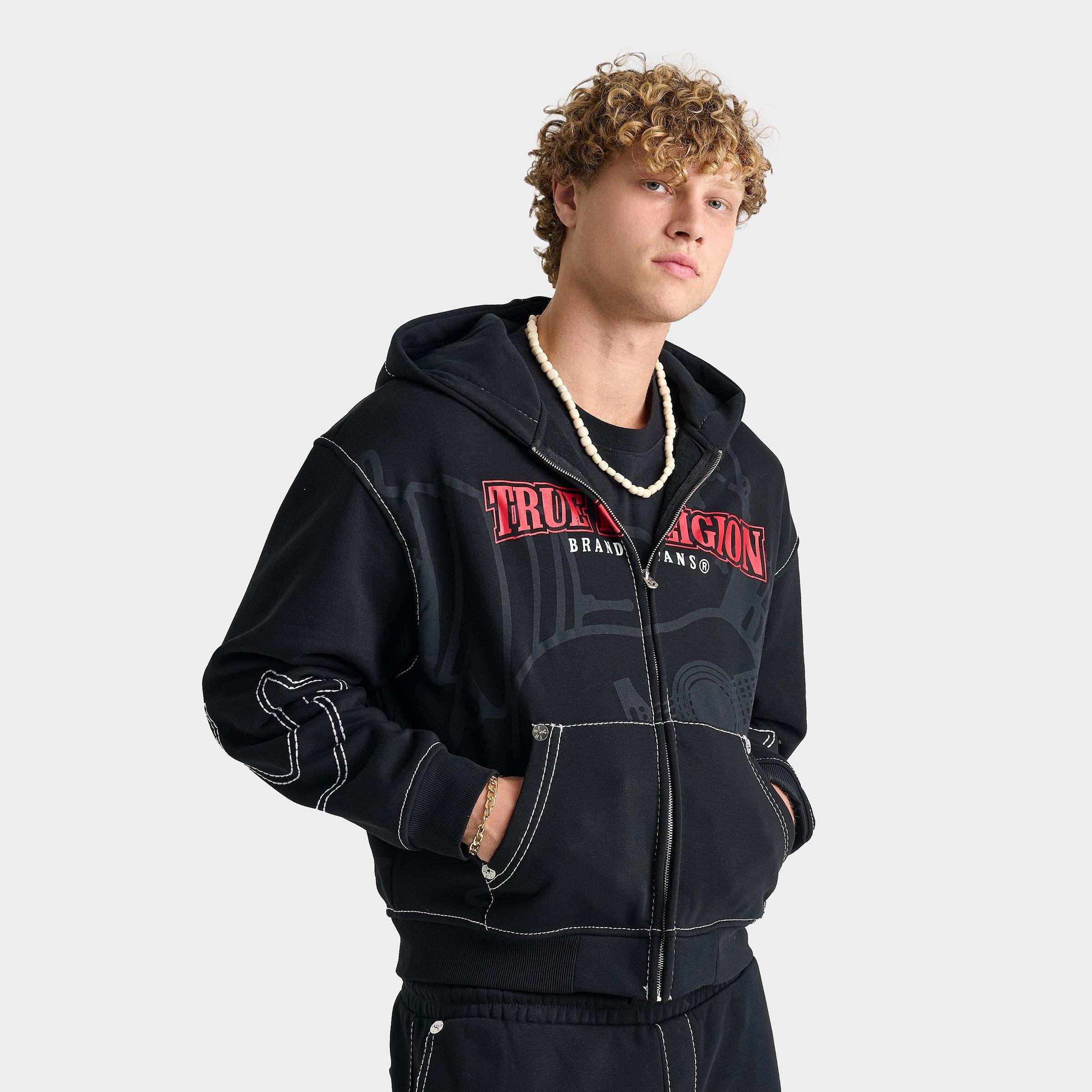 Click here for True Religion Mens Buddha Big T Full-Zip Hoodie in... prices
